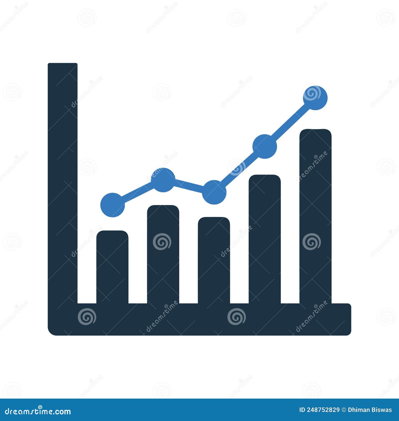 Chart, Infographic, Statistical, Graph Icon. Simple Editable Vector ...