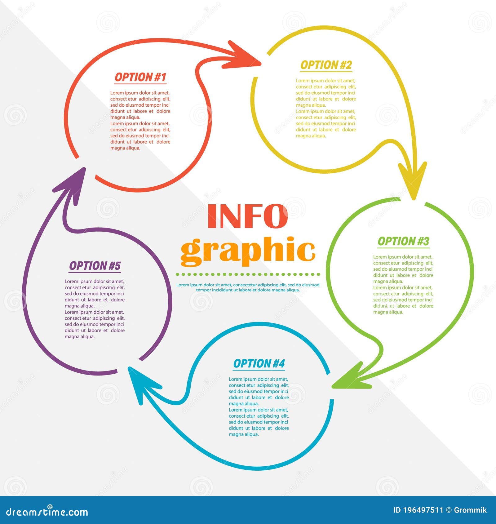 Chart for Infographics. Visual Description of the Process, Development ...