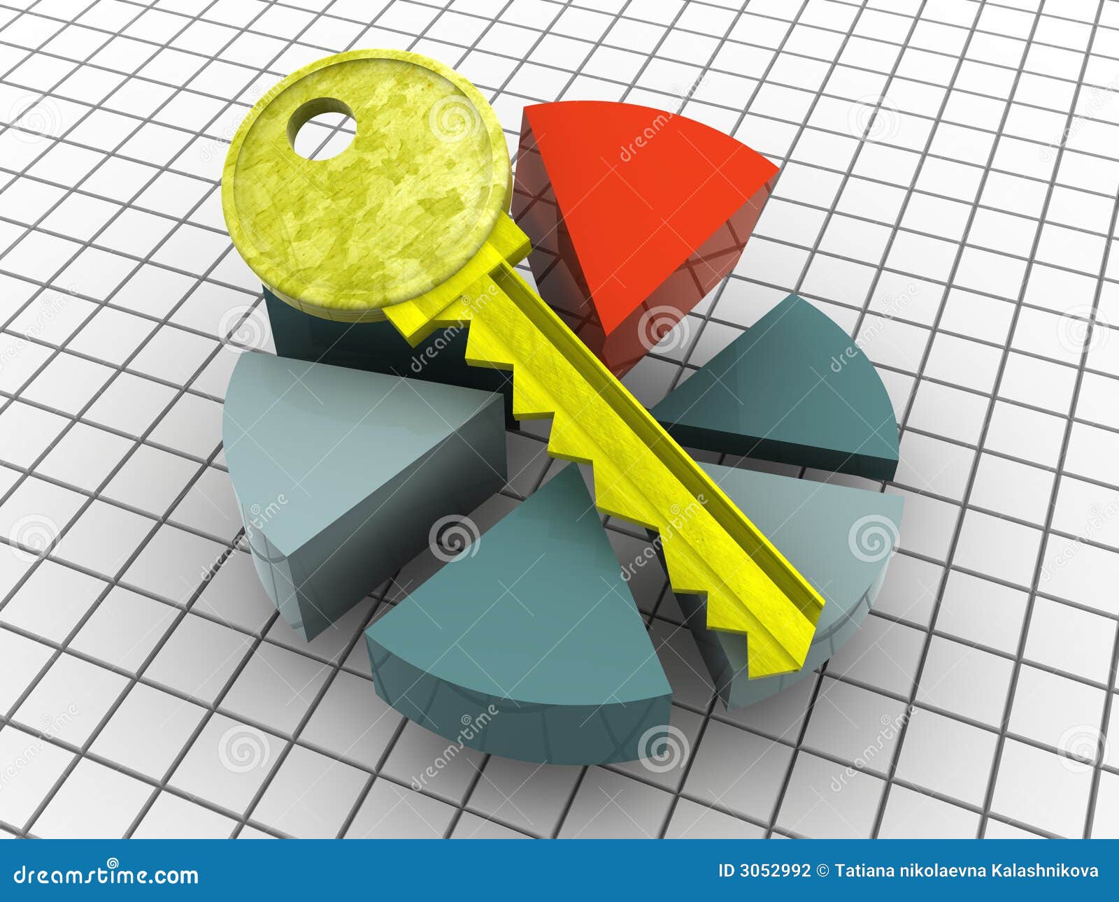 Chart and key. stock illustration. Illustration of commercial - 3052992