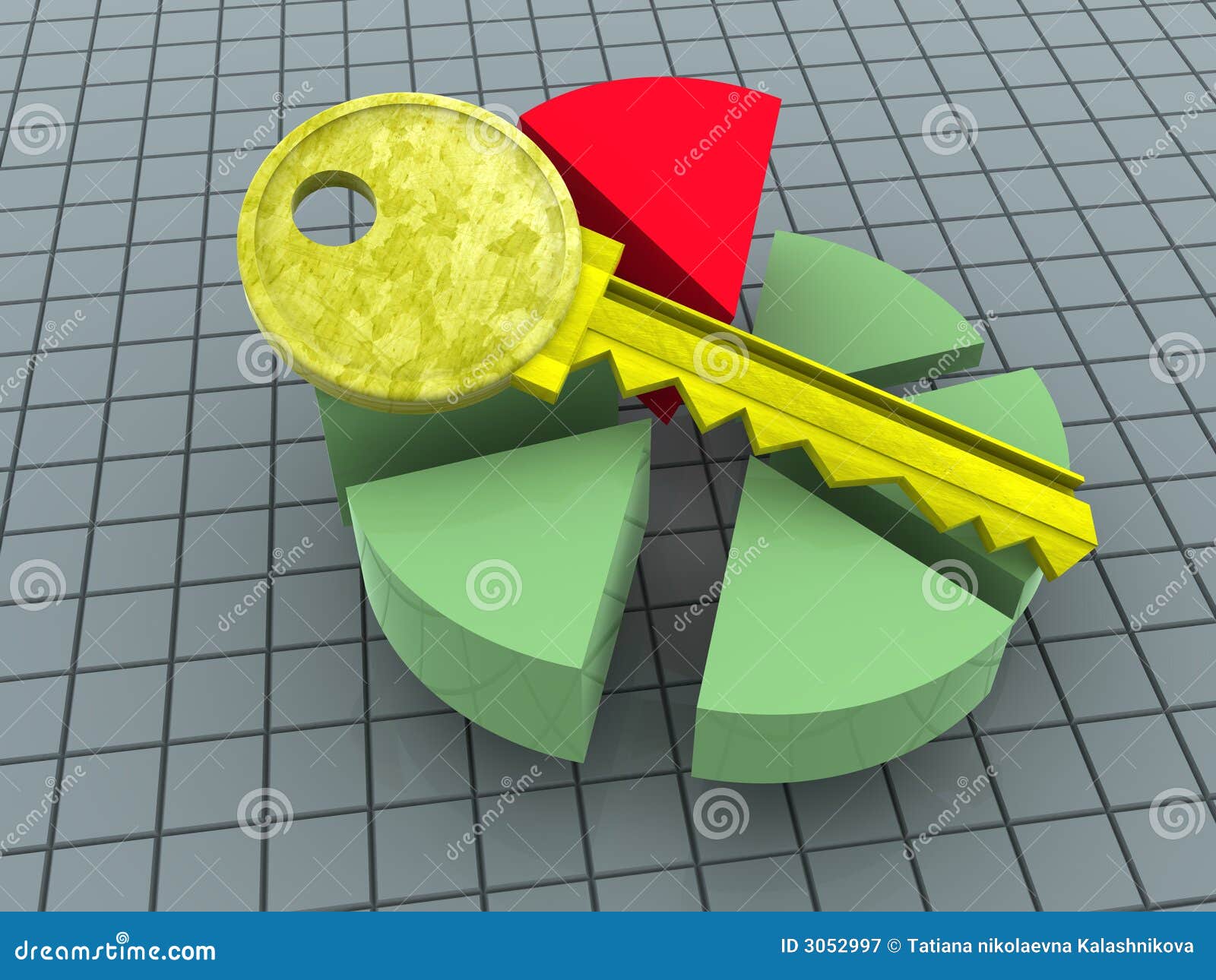 Chart and key. stock illustration. Illustration of confidence - 3052997