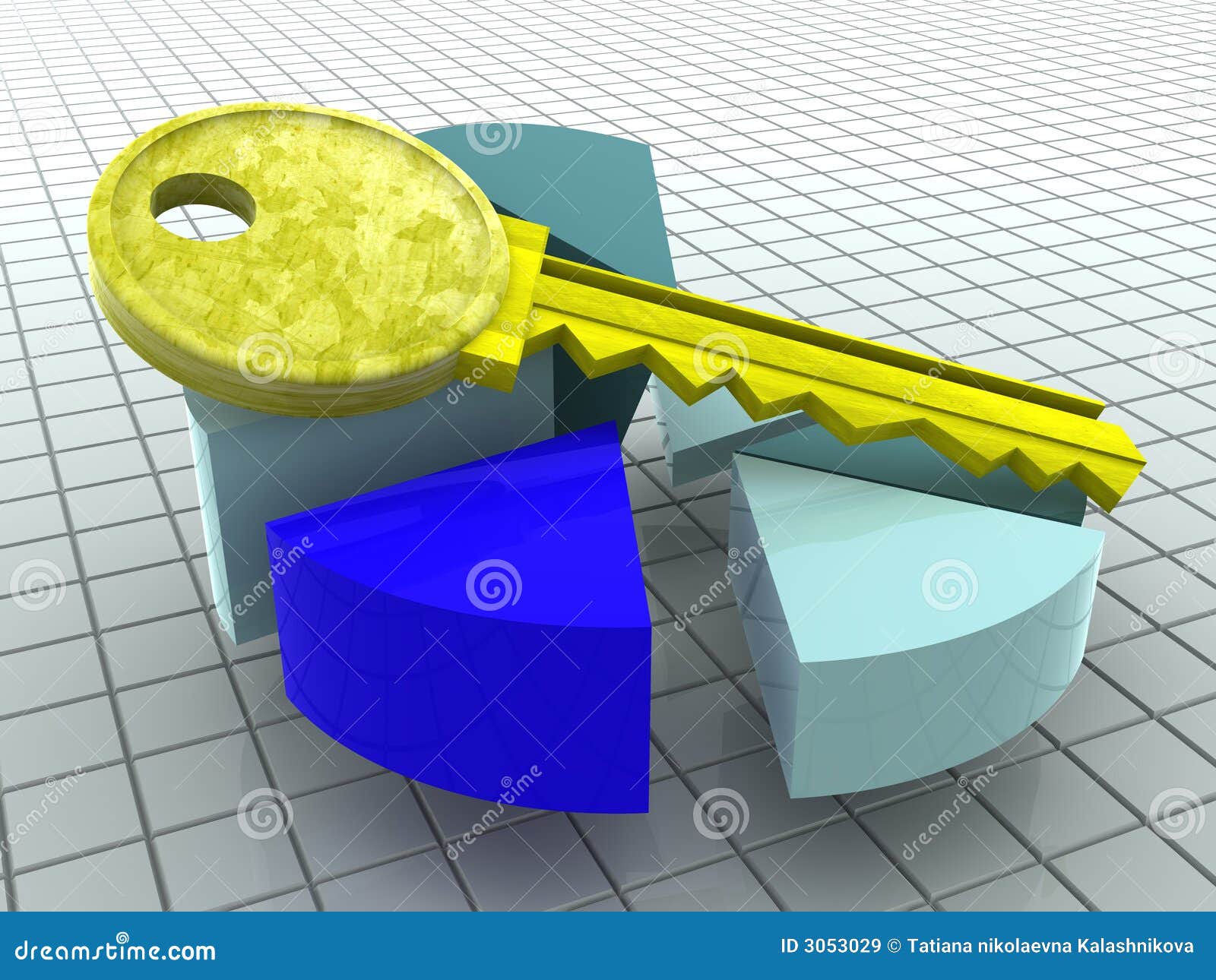 Chart and key. stock illustration. Illustration of choice - 3053029