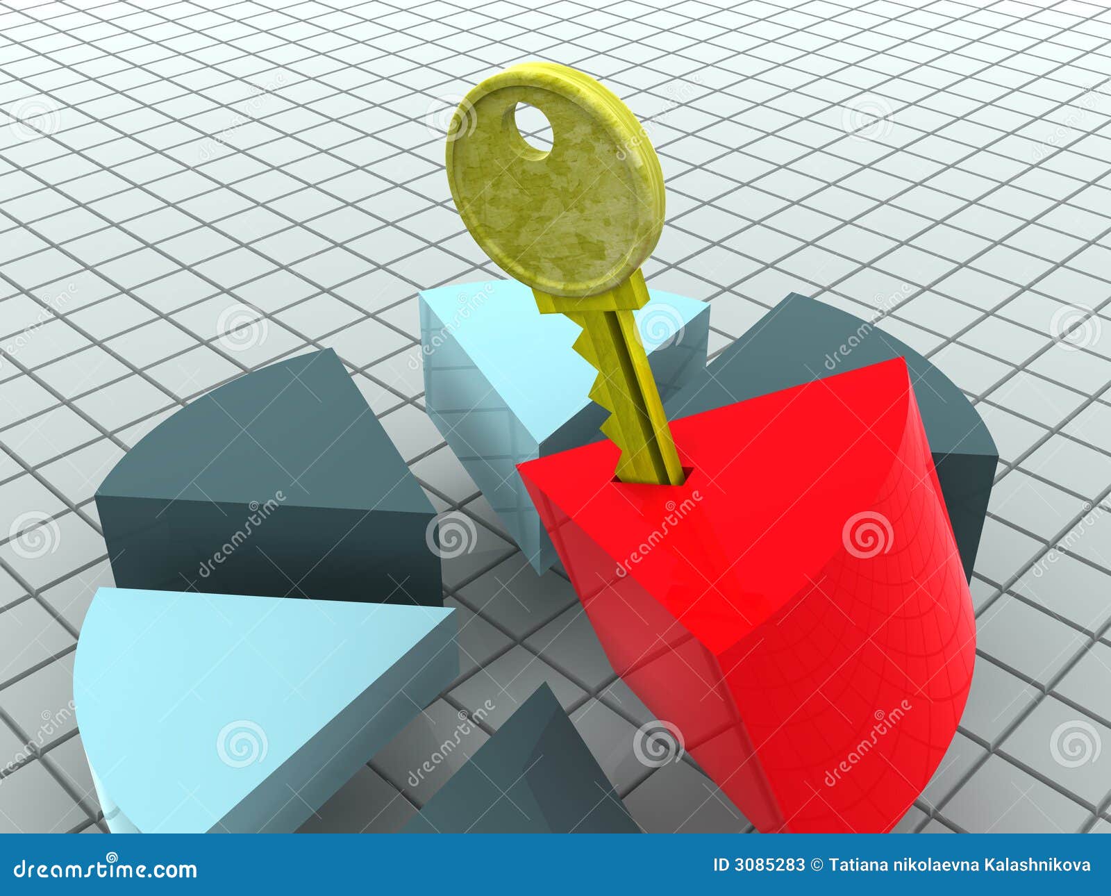 Chart and key. stock illustration. Illustration of choice - 3085283
