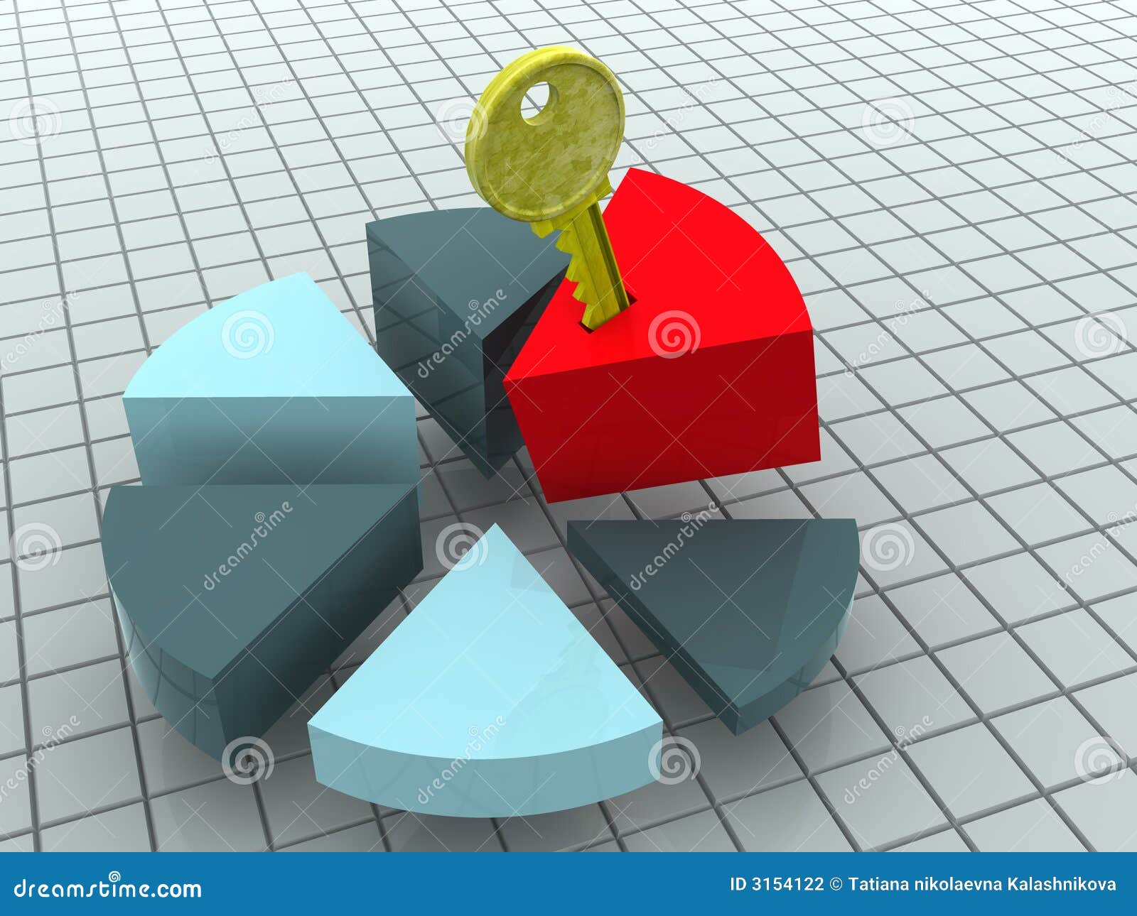 Chart and key. stock illustration. Illustration of choice - 3154122