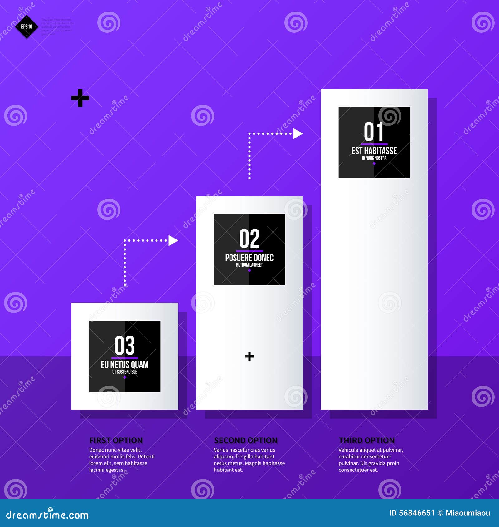 Chart Layout with Vertical Elements. EPS10 Vector Stock Vector ...
