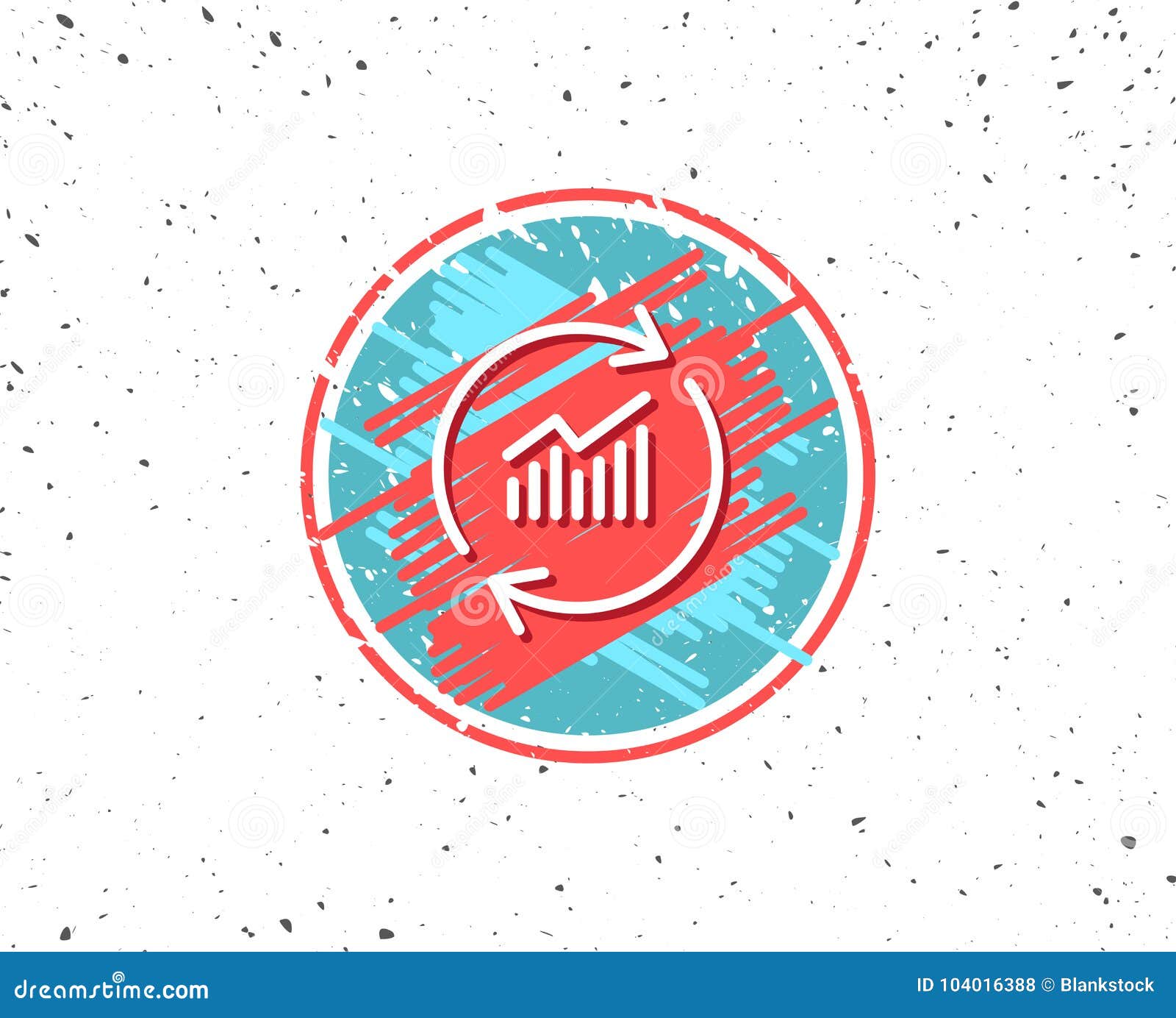 Chart Line Icon. Update Report Graph Sign. Stock Vector - Illustration ... Chart Line Icon. Update Report Graph Sign. Stock Vector - Illustration ...