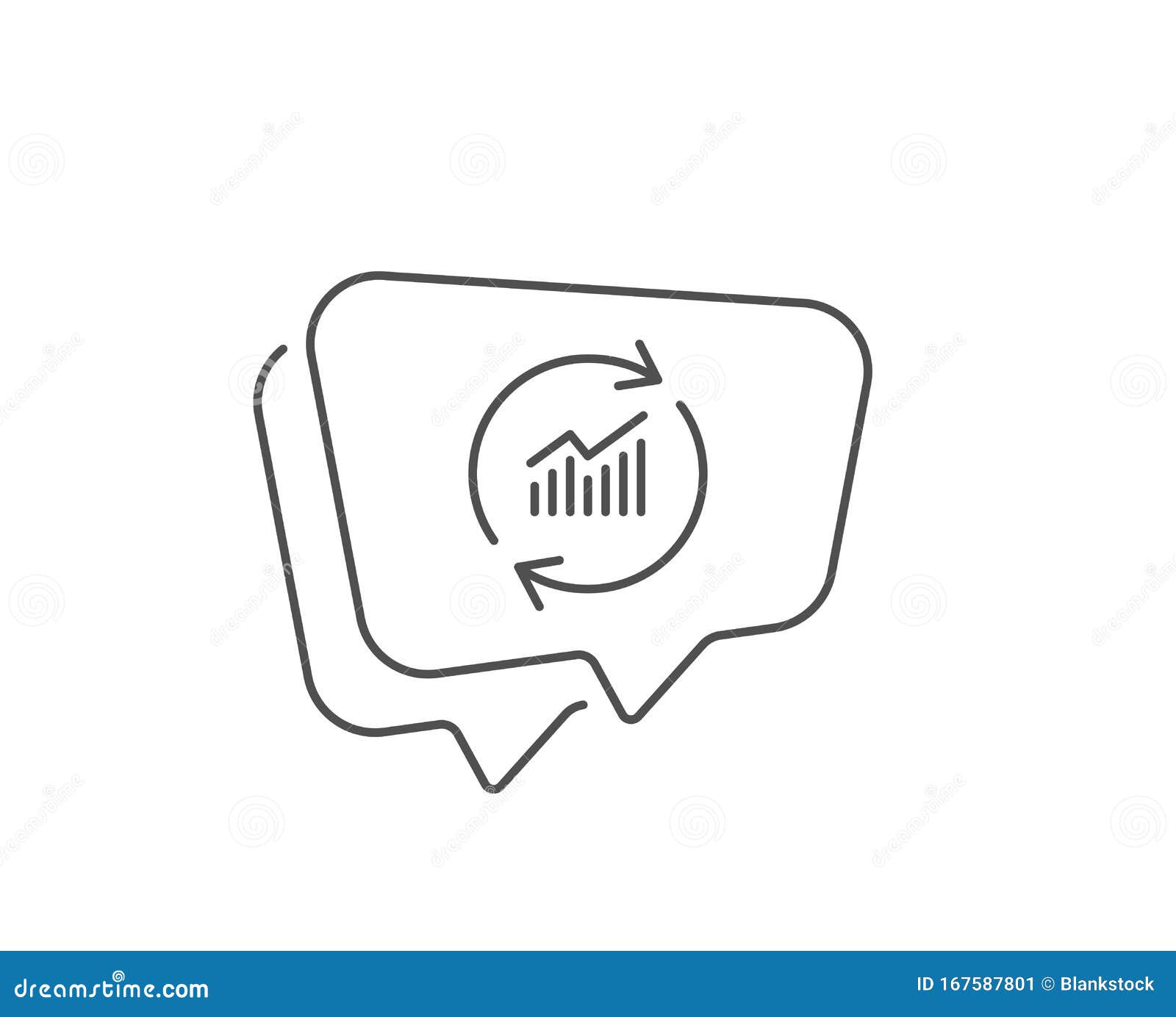 Chart Line Icon. Update Report Graph Sign. Vector Stock Vector ... Chart Line Icon. Update Report Graph Sign. Vector Stock Vector ...
