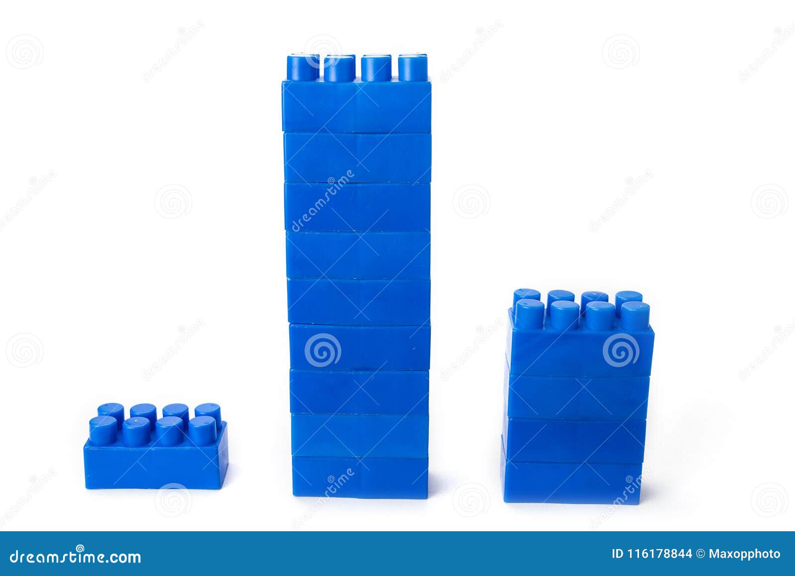 Lego Chart On Blue Background. Royalty-Free Stock Photography ...