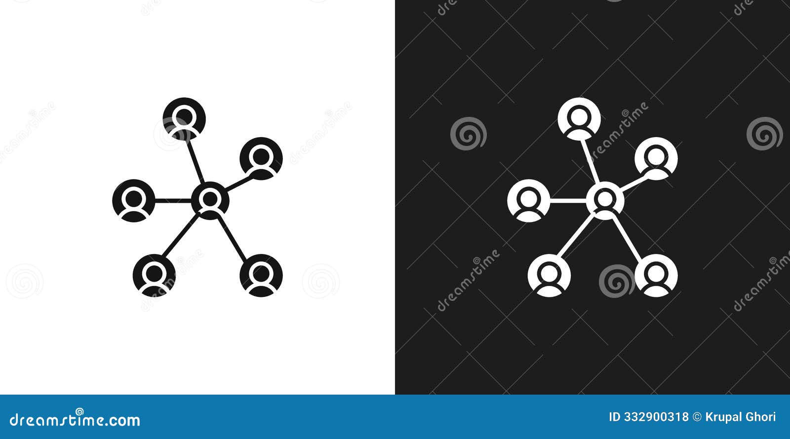 Chart Network Icon Logo Set Vector Stock Vector - Illustration of ...
