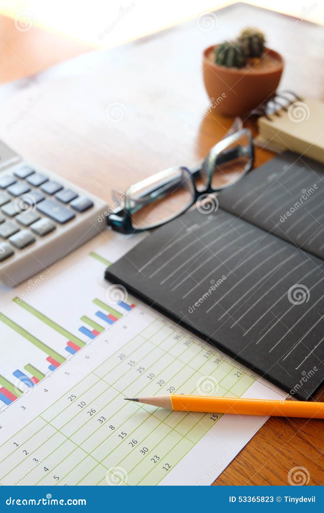 Chart and note book stock image. Image of diagram, figure - 53365823