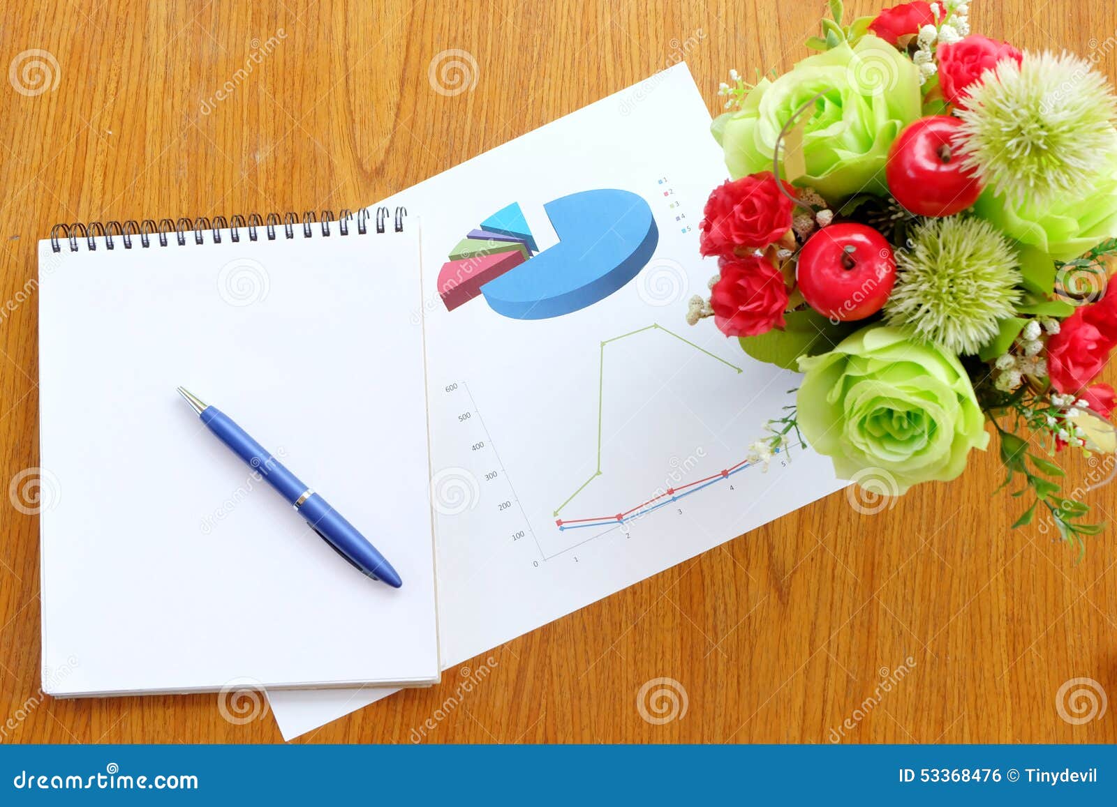 Chart and note book stock photo. Image of chart, computer - 53368476
