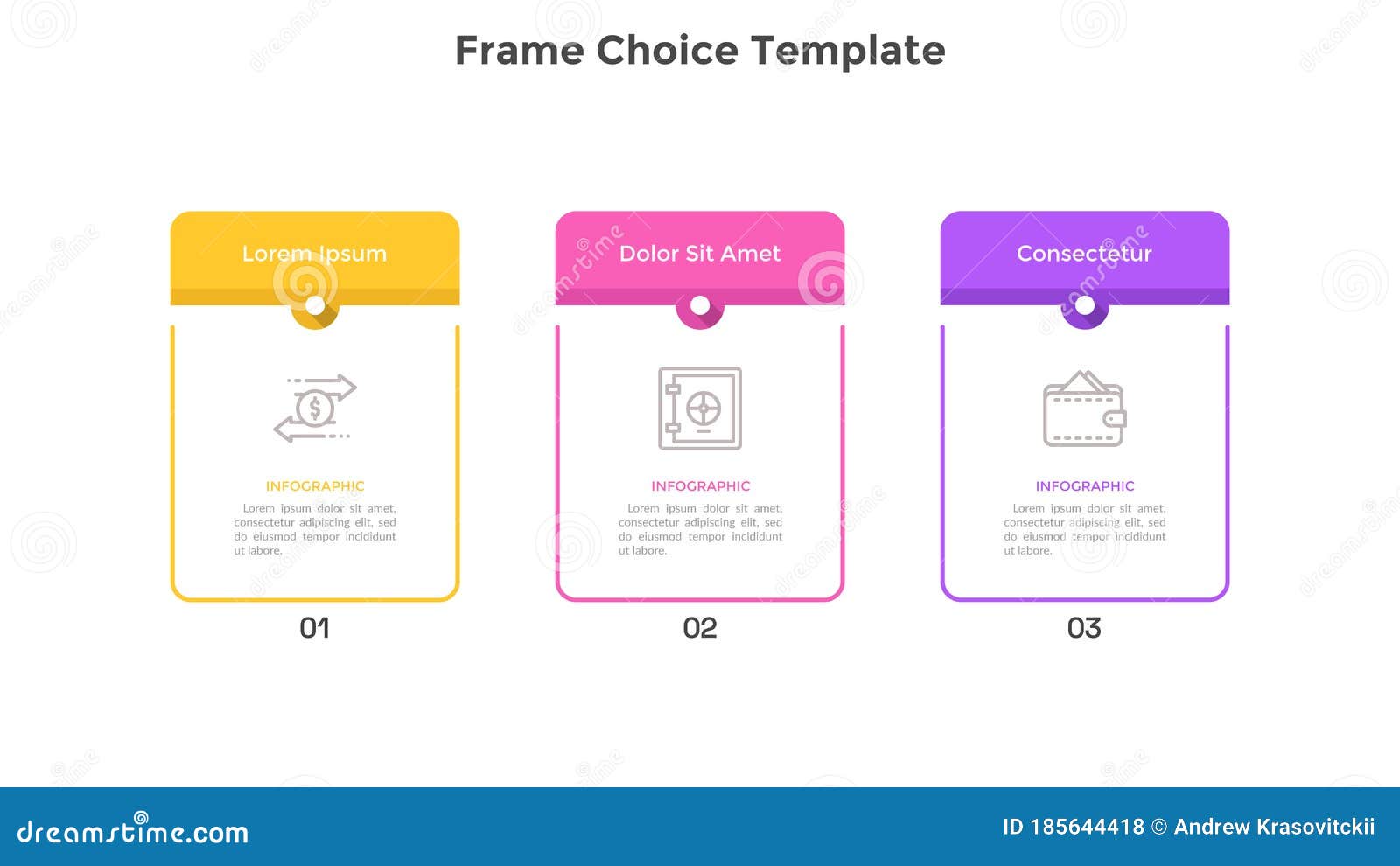 Modern Infographic Options Banner Stock Vector - Illustration of plan ...