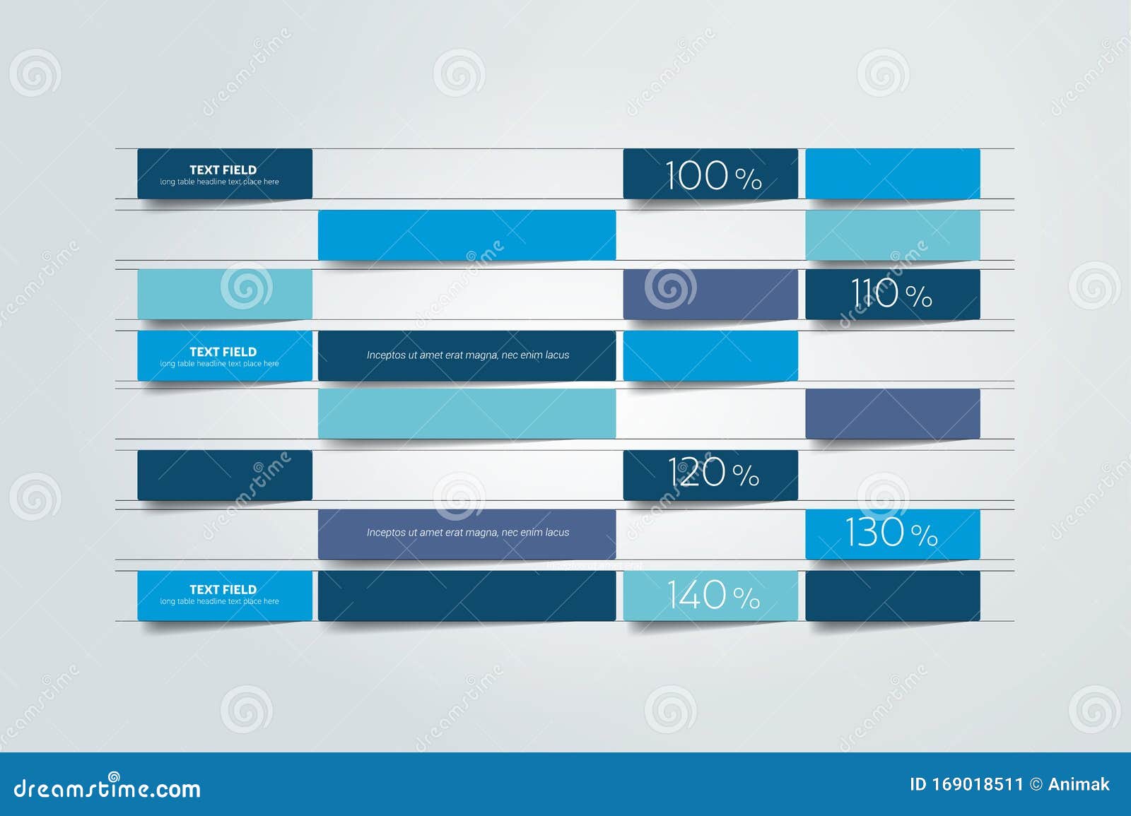 Chart, Schedule Design Template. Vector Banner Stock Vector ...