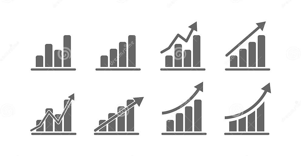 Chart. a Set of Different Graph Options for Websites and Applications ...