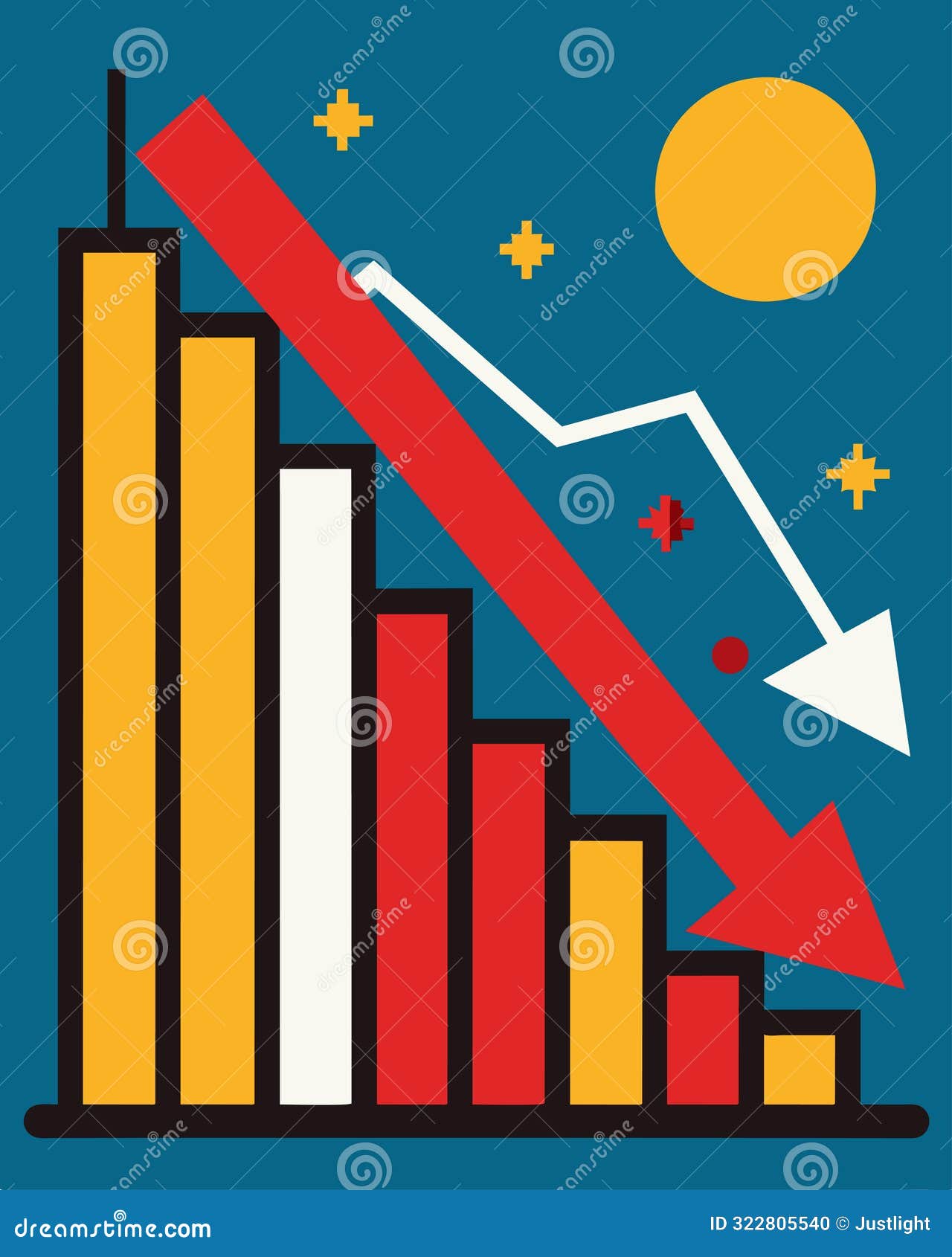 Business Revenue Line Icon, Outline Symbol, Vector Illustration, Concept Sign | CartoonDealer ...