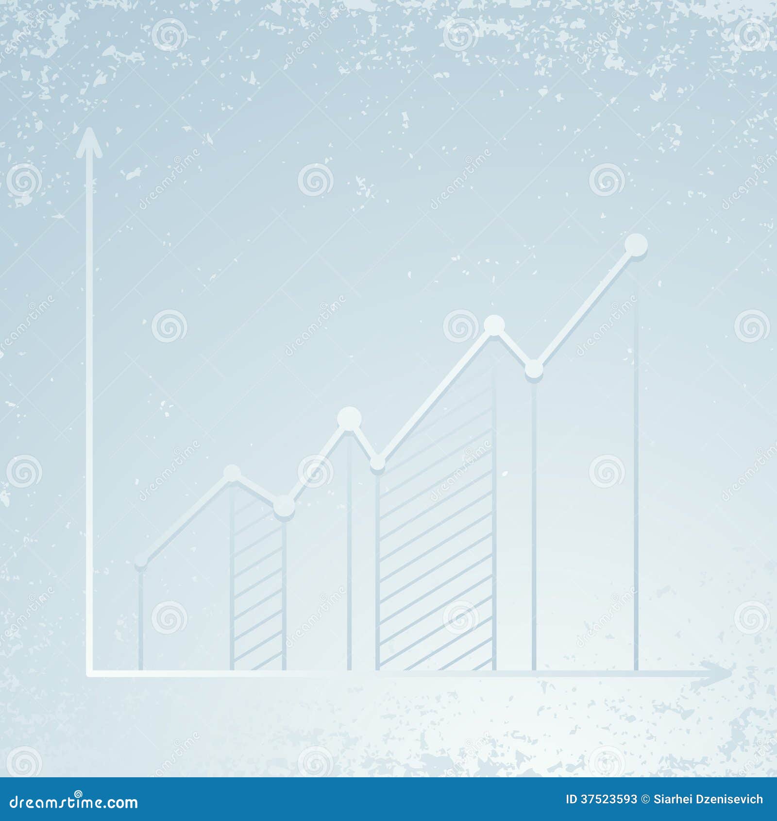 Chart Showing Growth - Infographics Template Stock Vector ...