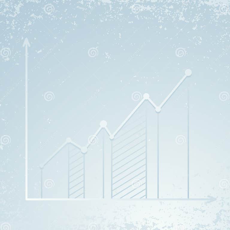 Chart Showing Growth - Infographics Template Stock Vector ...