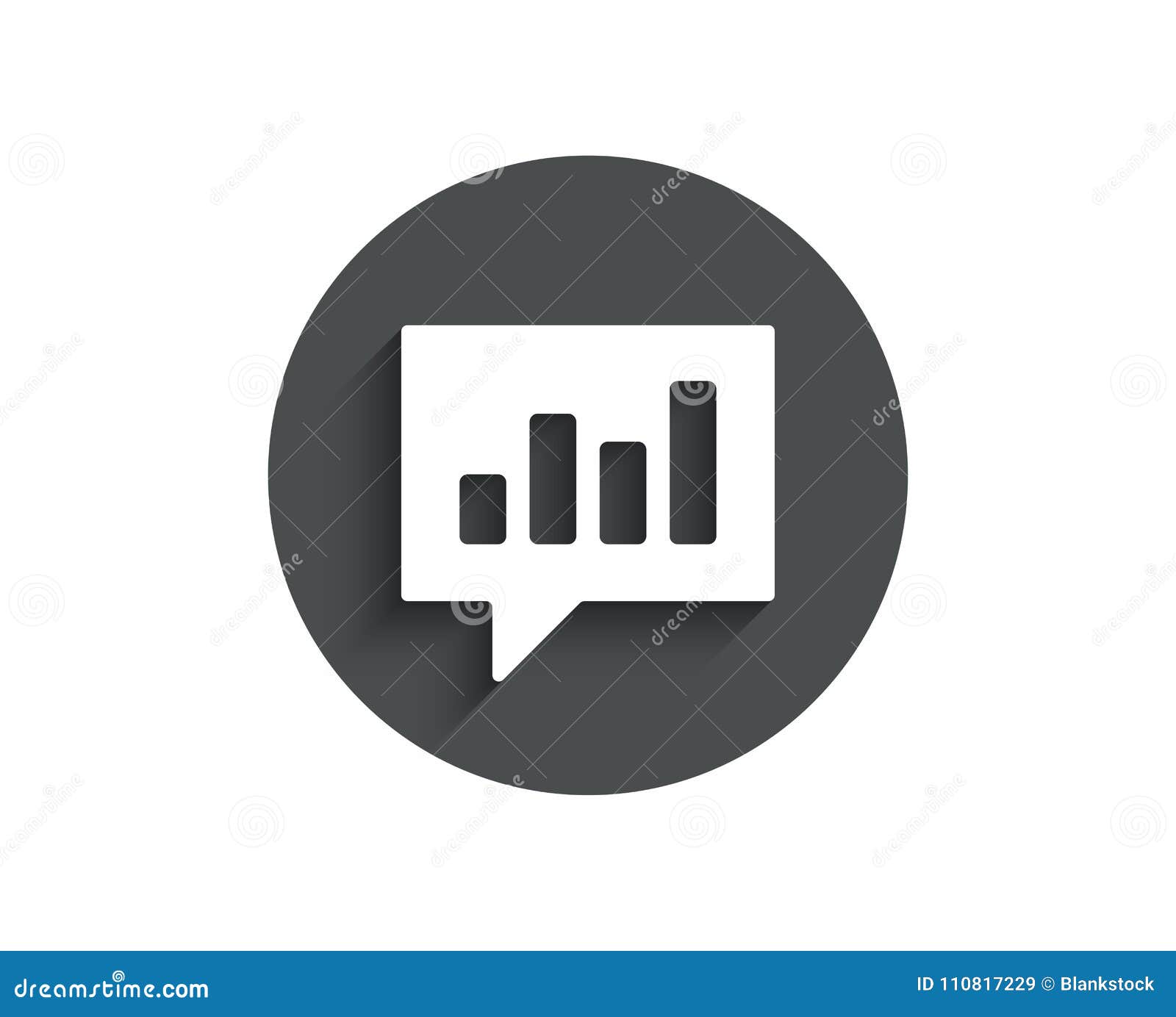 Chart Simple Icon. Report Graph in Speech Bubble. Stock Vector ... Chart Simple Icon. Report Graph in Speech Bubble. Stock Vector ...