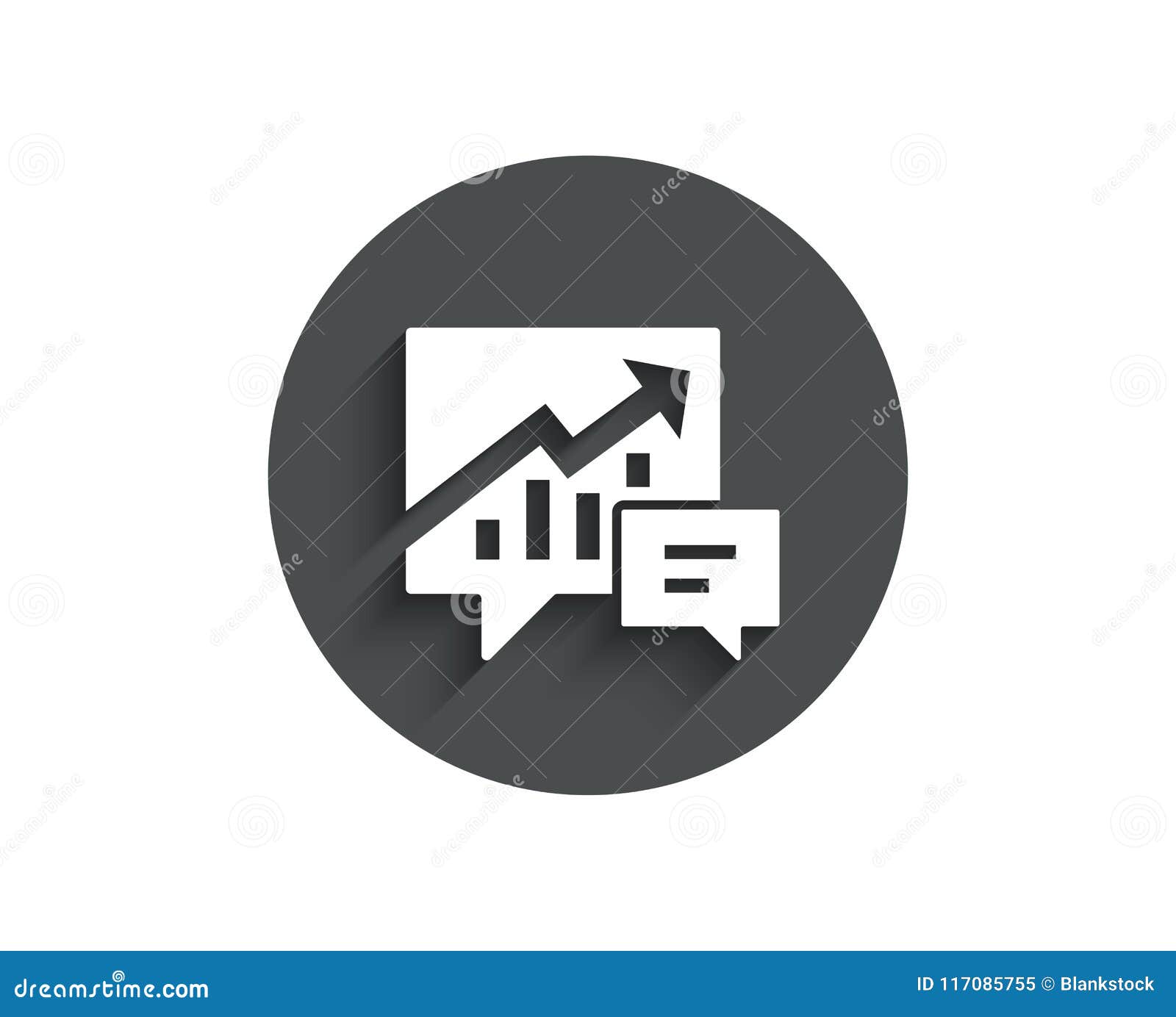 Chart Simple Icon. Report Graph in Speech Bubble. Stock Vector ... Chart Simple Icon. Report Graph in Speech Bubble. Stock Vector ...