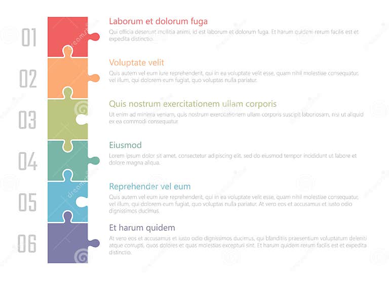 Chart Table Design, Ranked Numbered List Vector Template with Colorful ...