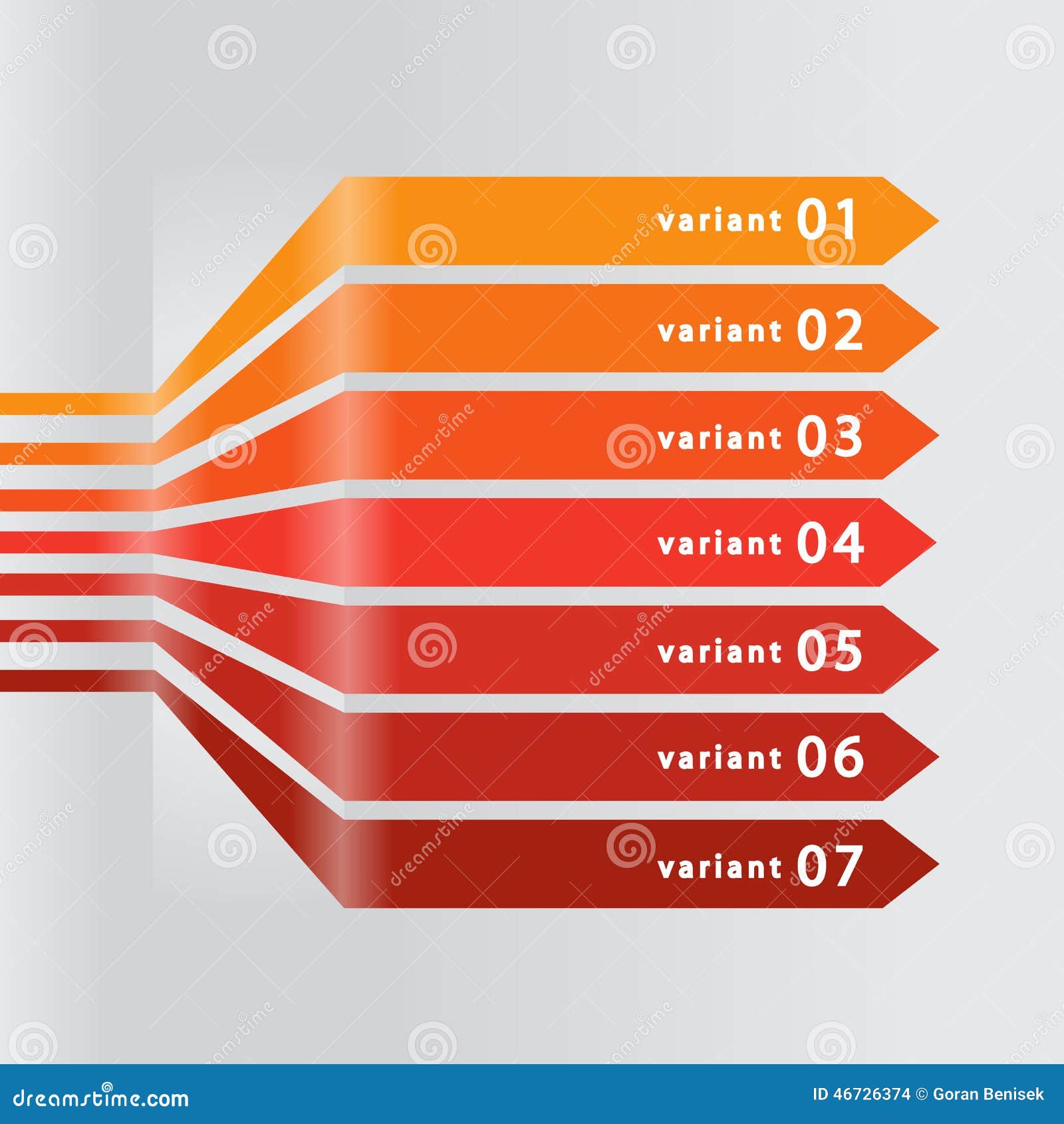 Chart Template for Infographics Stock Vector - Illustration of colors ...