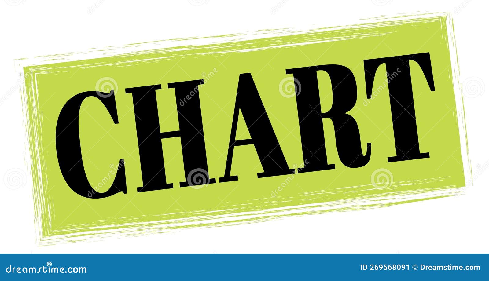 CHART Text Written on Green-black Stamp Sign Stock Illustration ...