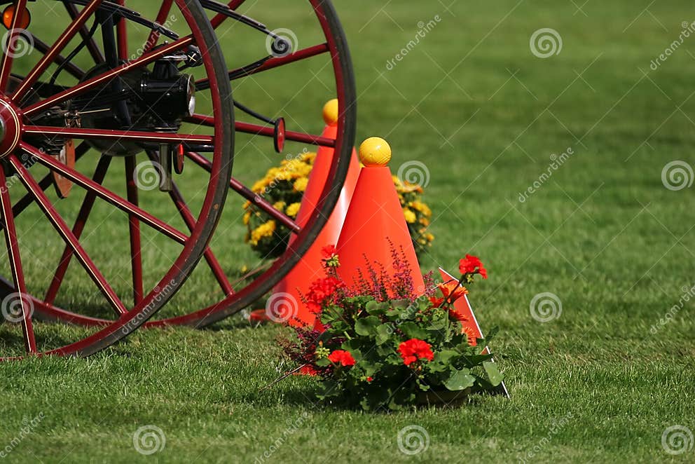 Chart Wheels Precisely Run through Obstacles Stock Image - Image of ...