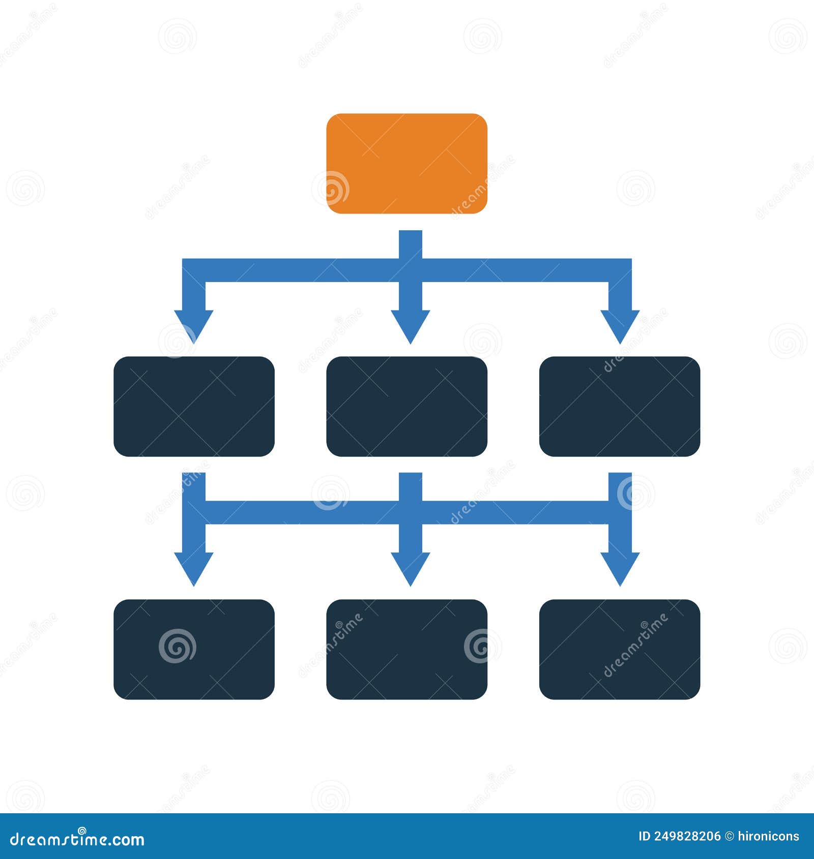 Chart, Workflow Icon. Simple Editable Vector Graphics Stock Vector ...