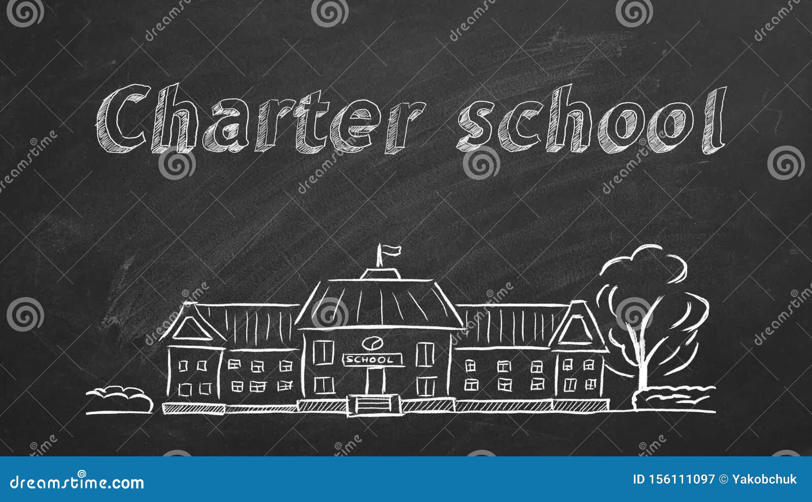 Charter school stock video. Video of chalkboard, line - 156111097