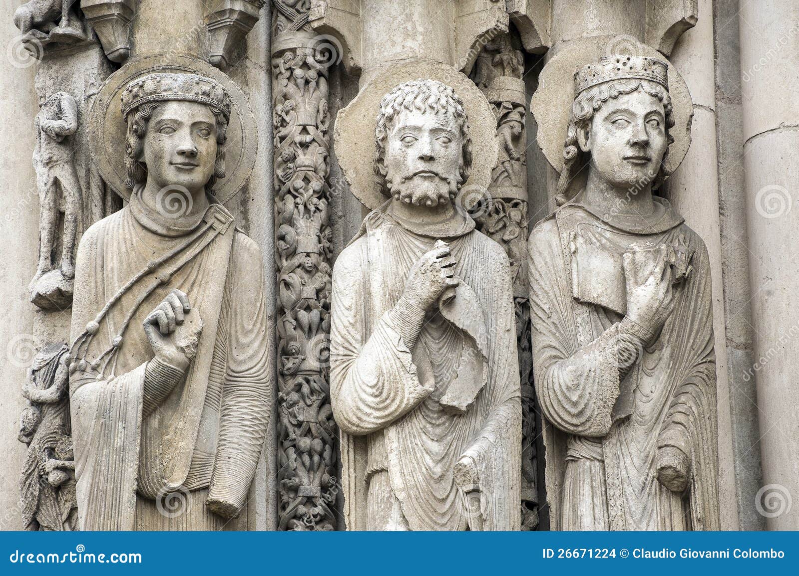 Chartres Cathedral Jamb Statues