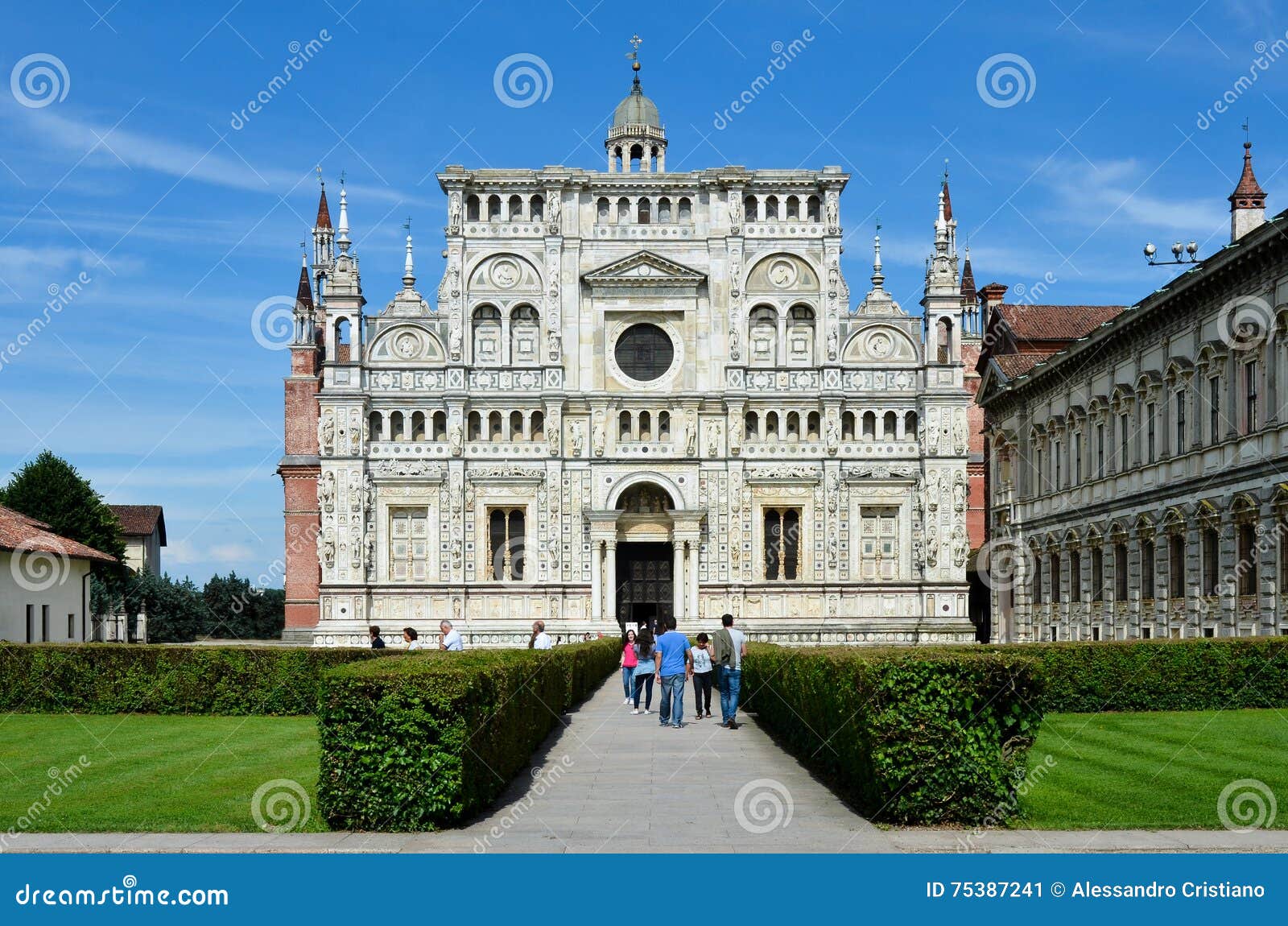Chartreuse of pavia editorial photo. Image of certosa - 75387241