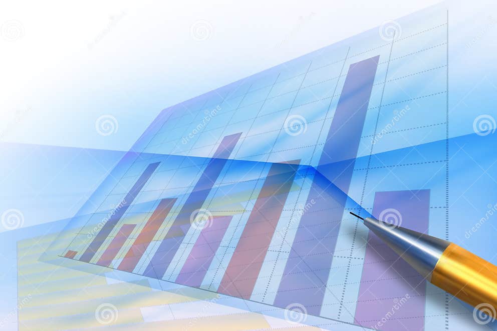Charts abstract background stock illustration. Illustration of bright ...