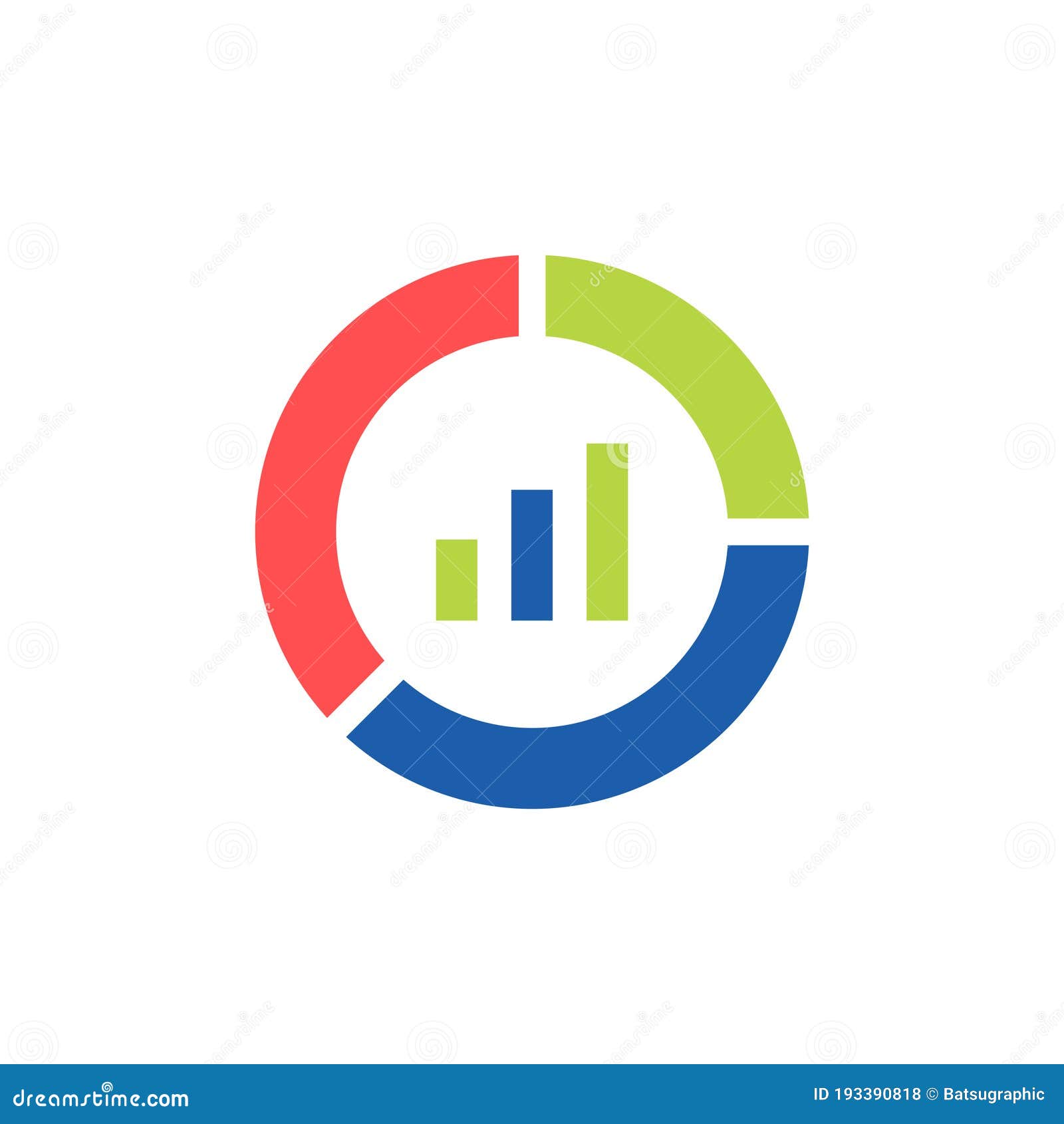 Charts and Analytics Vector Icon Logo Design Stock Vector ...