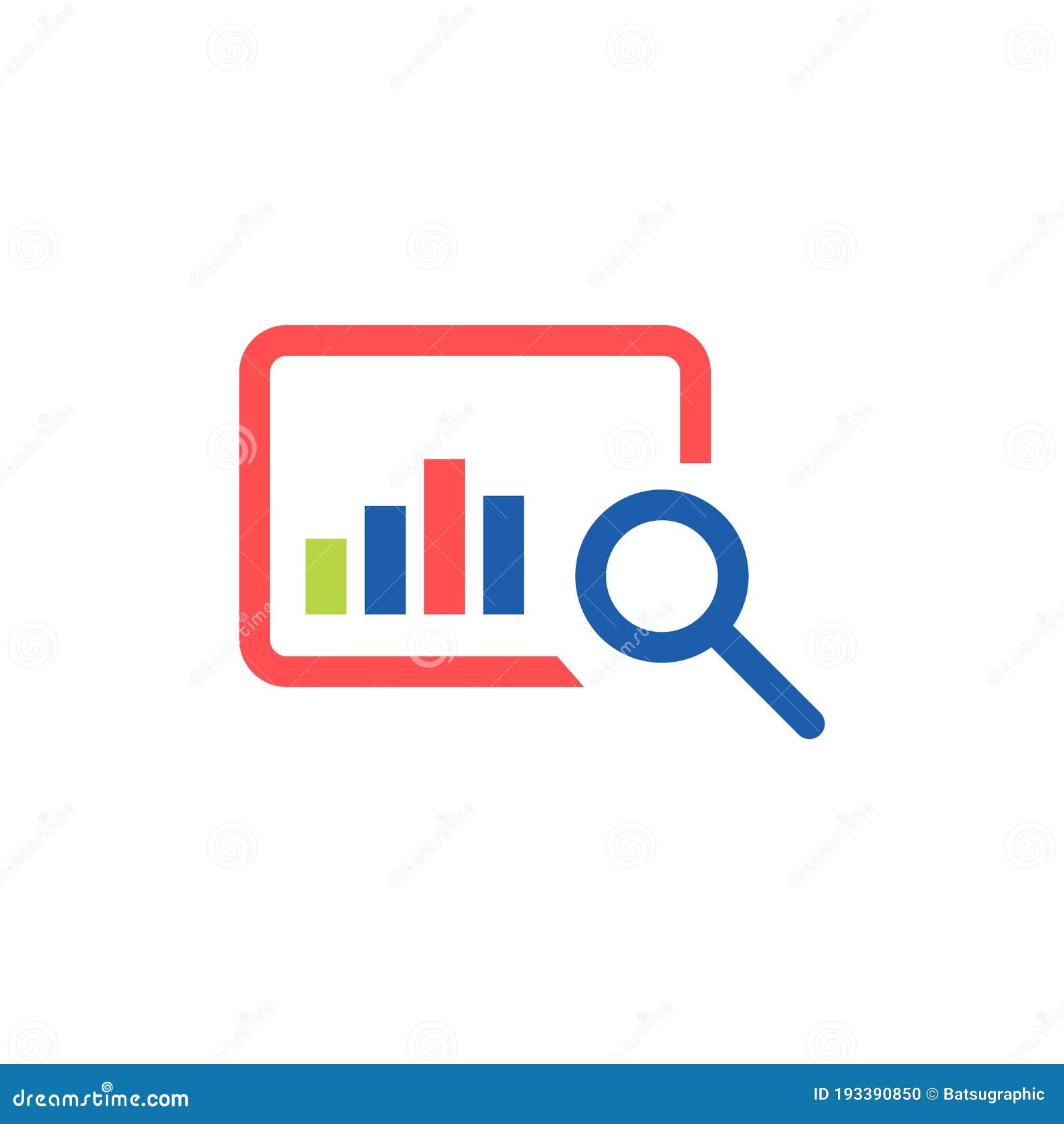 Charts and Analytics Vector Icon Logo Design Stock Vector ...
