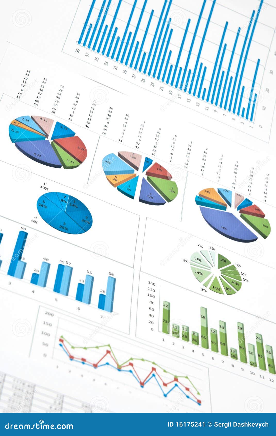 Charts and diagrams stock image. Image of concepts, investment - 16175241