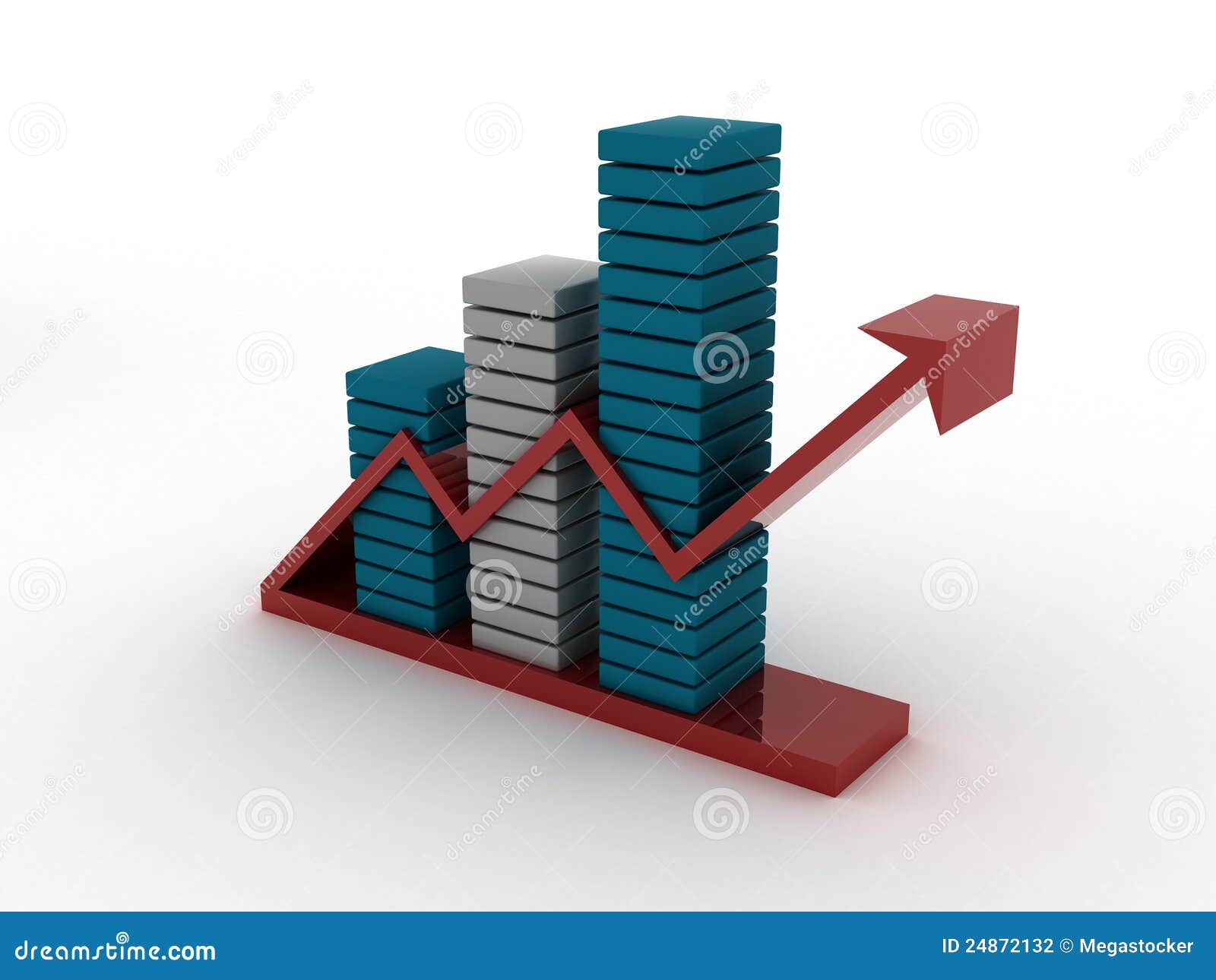 Charts & Progress stock illustration. Illustration of growth - 24872132