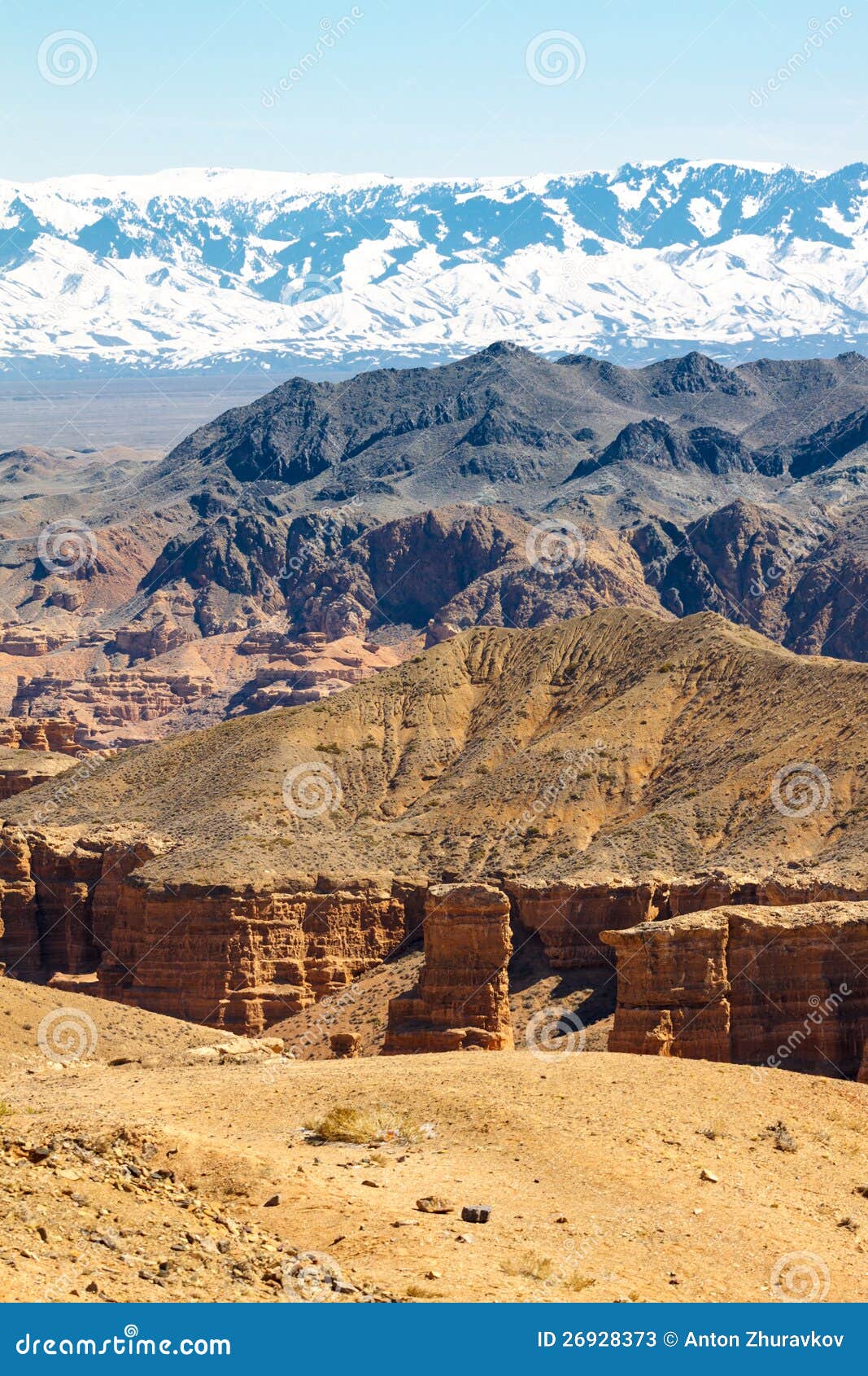 Charyn Canyon stock image. Image of natural, national - 26928373