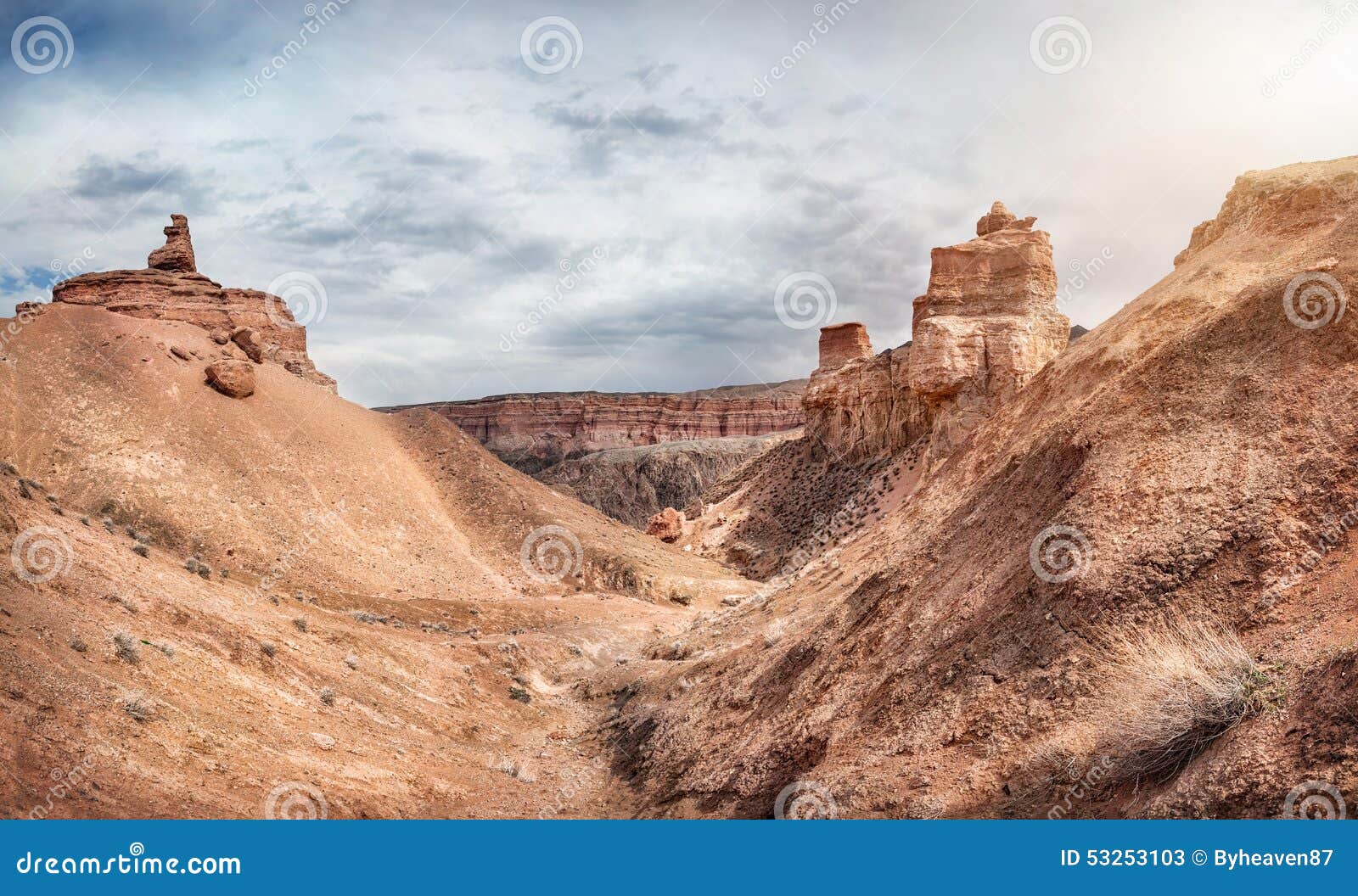 Charyn Canyon in Kazakhstan Stock Image - Image of outdoor, gorge: 53253103