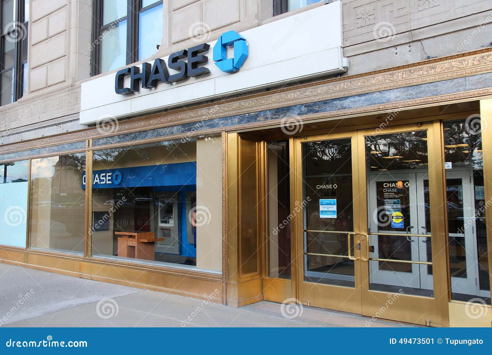 Chase Bank Chicago photo éditorial. Image du amérique - 49473501