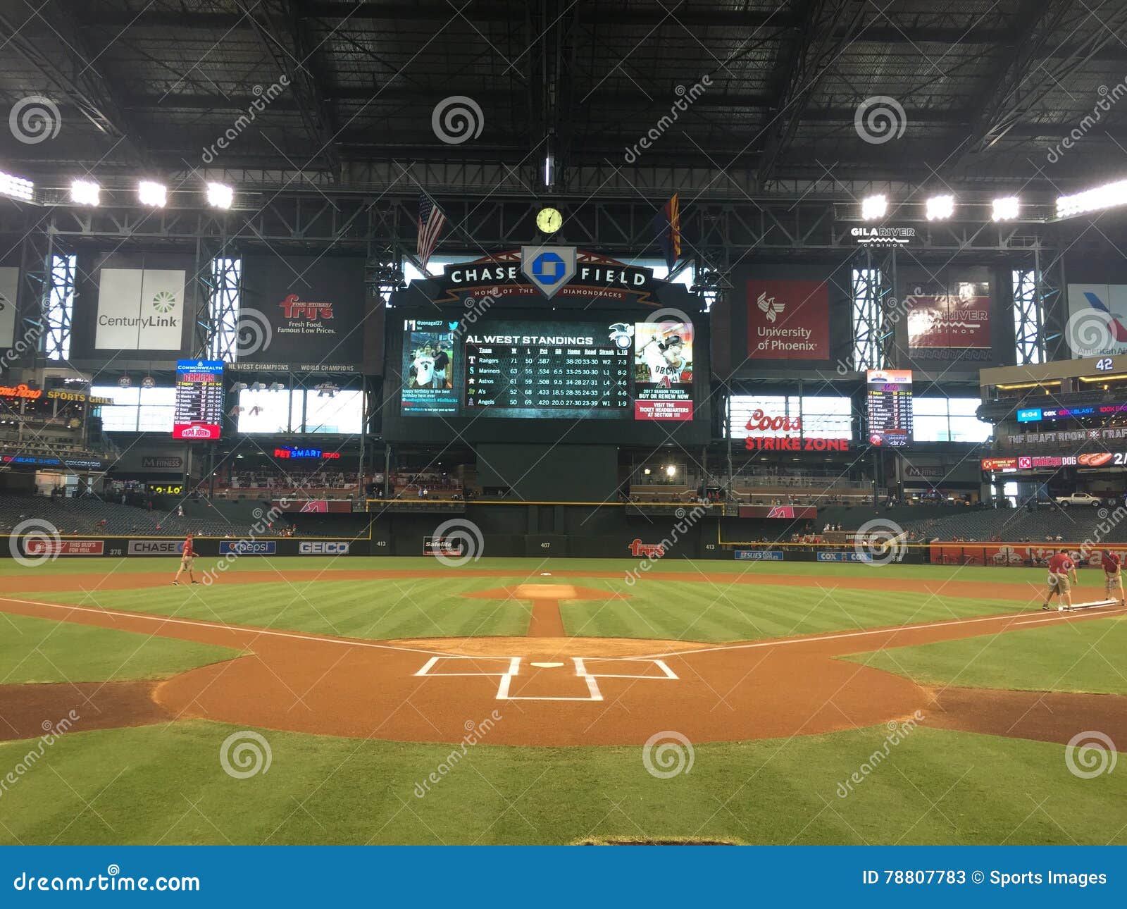 Chase Field Home the for the Arizona Diamondbacks Editorial Stock Photo ...