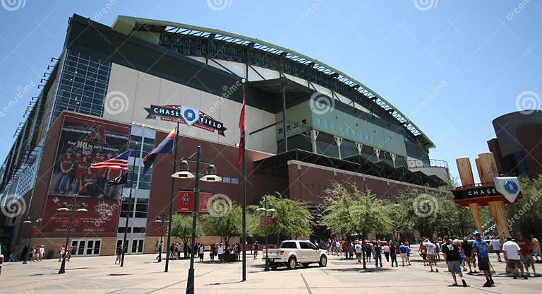Chase Field in Phoenix, Arizona Editorial Image - Image of chase, park ...