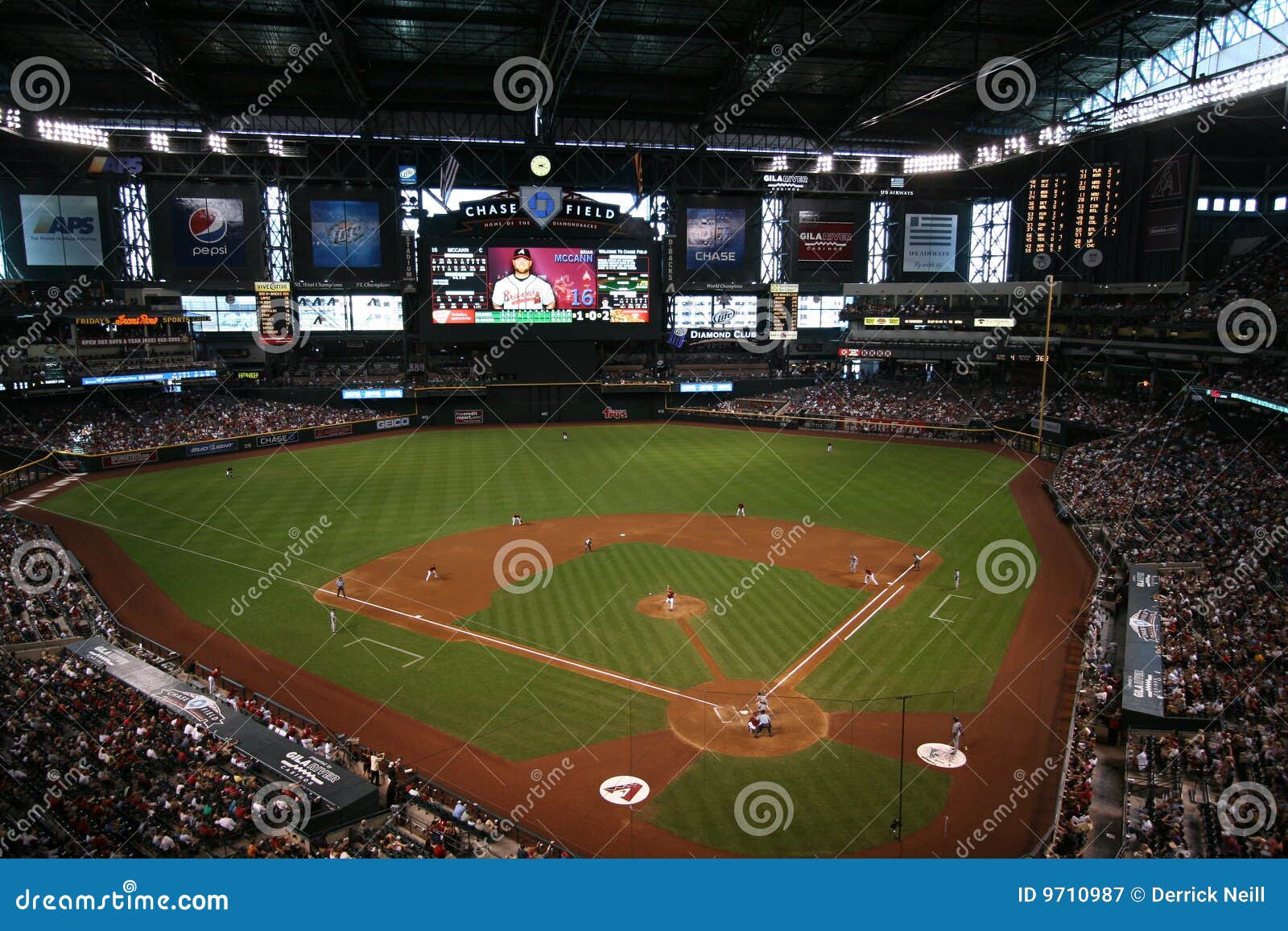 Chase Field in Phoenix, Arizona Editorial Photography - Image of ...