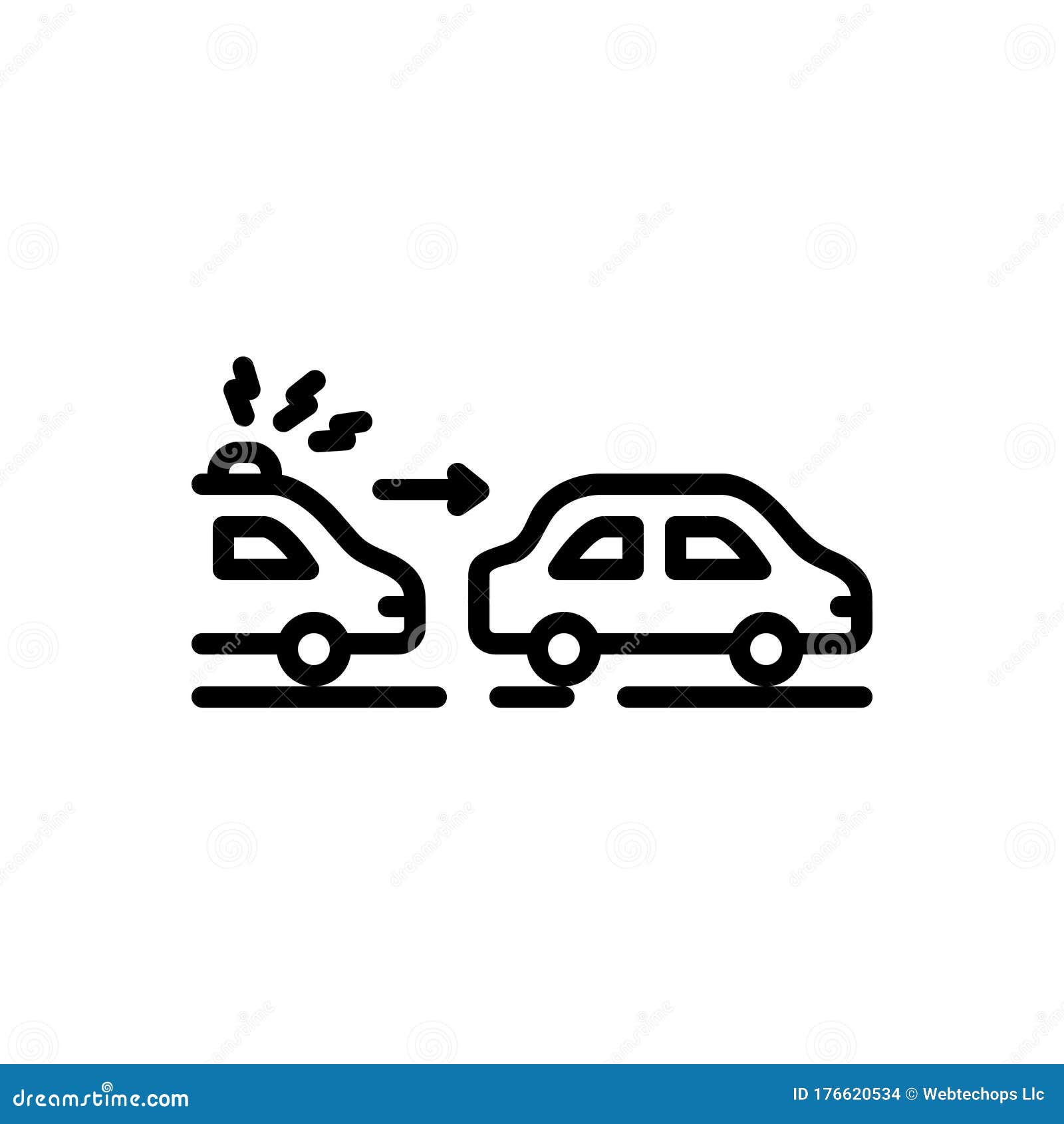 Black Solid Icon for Chase, Pursuit and Chasing Stock Vector ...