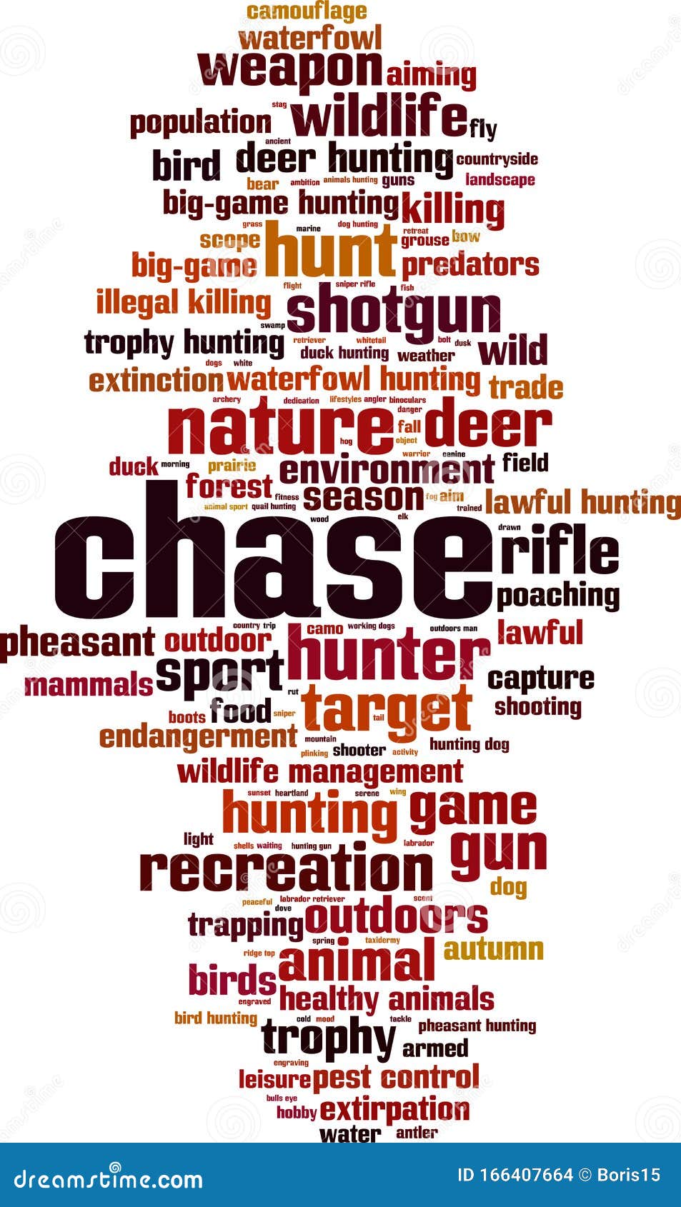 Chase word cloud stock vector. Illustration of healthy - 166407664