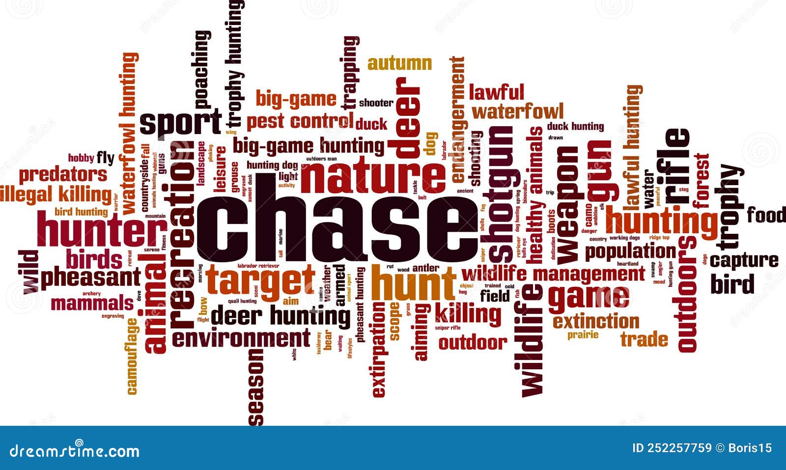 Chase Word Cloud Cartoon Vector | CartoonDealer.com #252257759