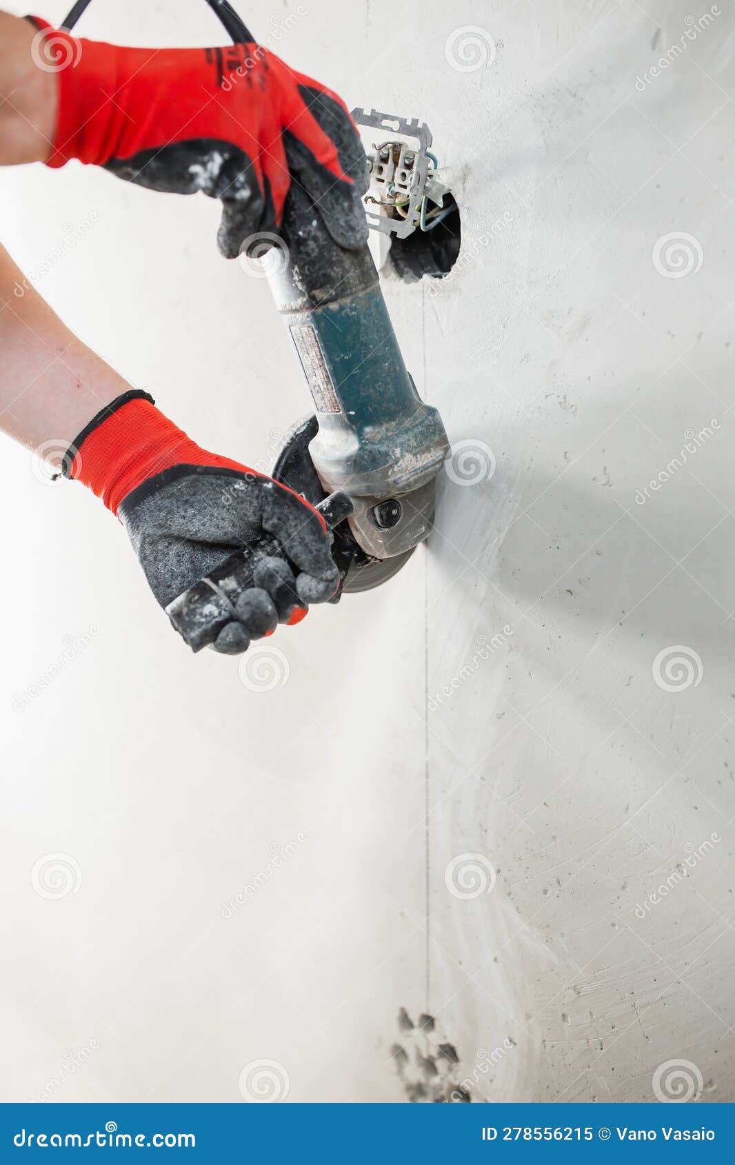 Chasing Channels in a Concrete Wall for Hidden Wiring of Communications ...