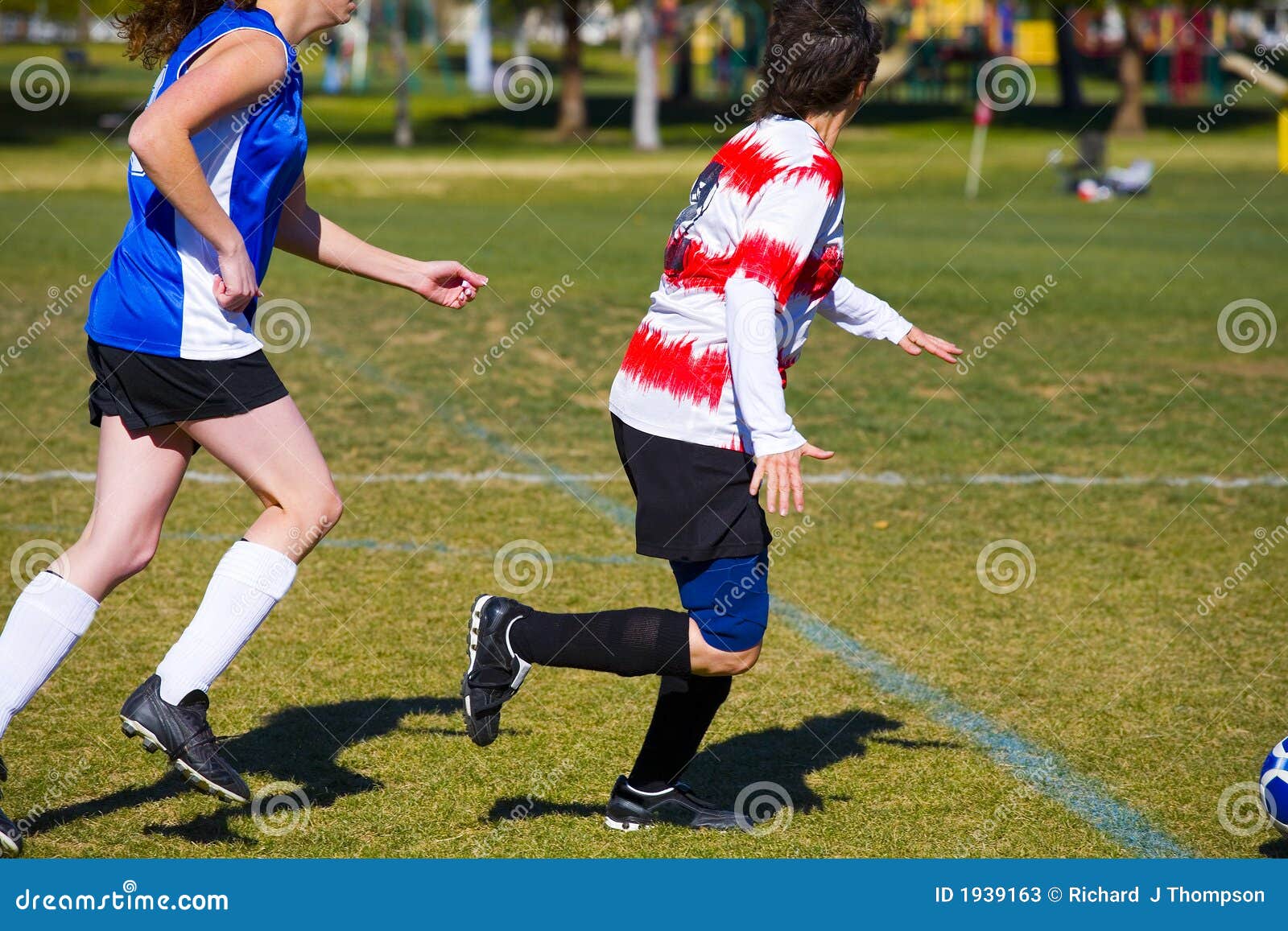 Chasing the Charging Forward Stock Image - Image of women, rules: 1939163