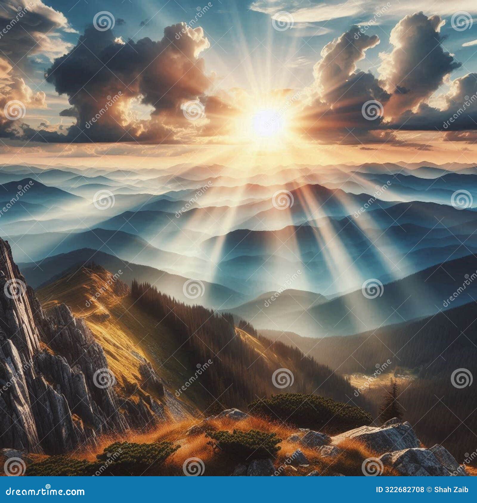 Rim Light: Capturing The Serene Beauty Of A Lake Amidst Pine Trees ...