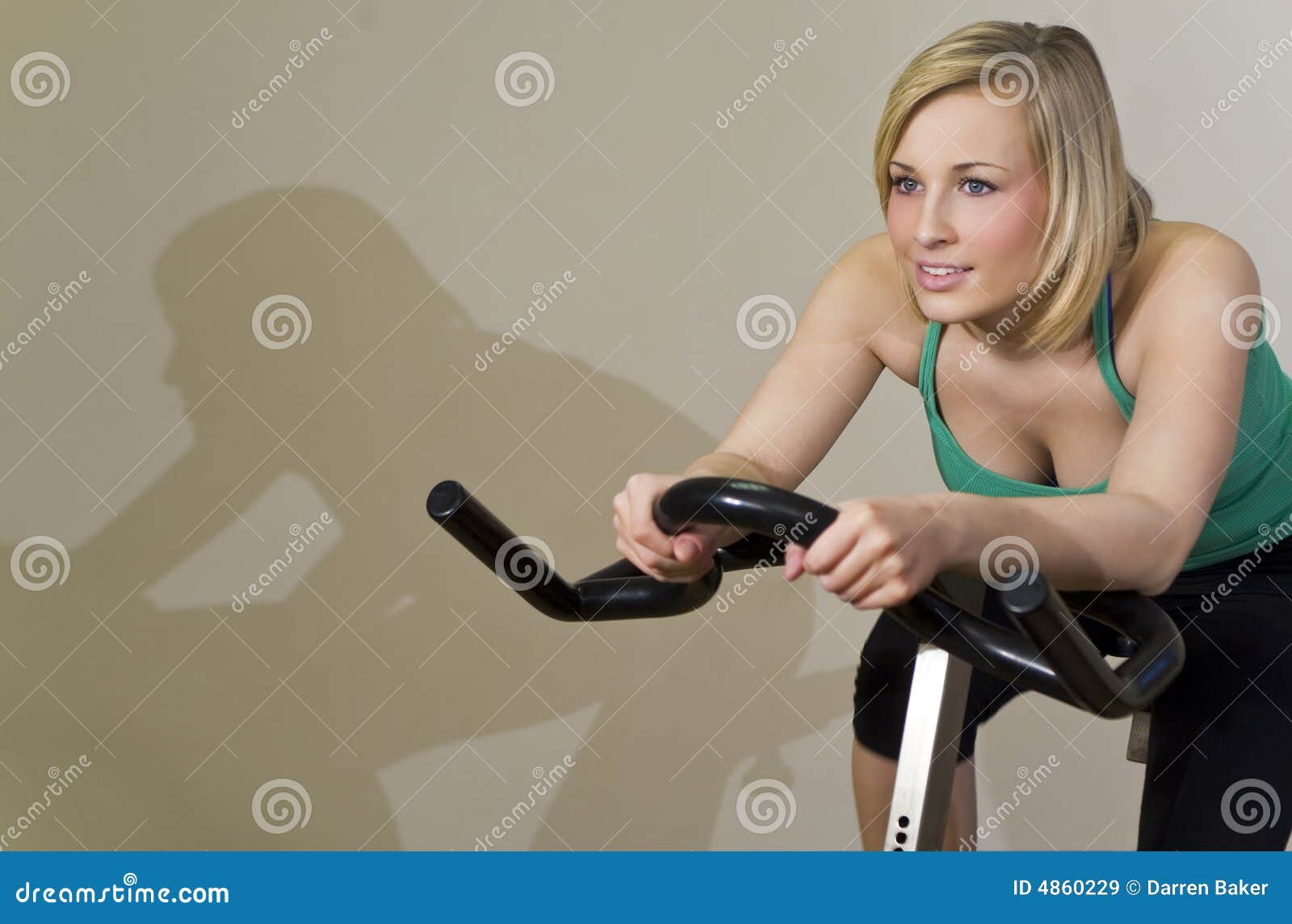 Chasing My Shadow stock image. Image of competitor, gorgeous - 4860229