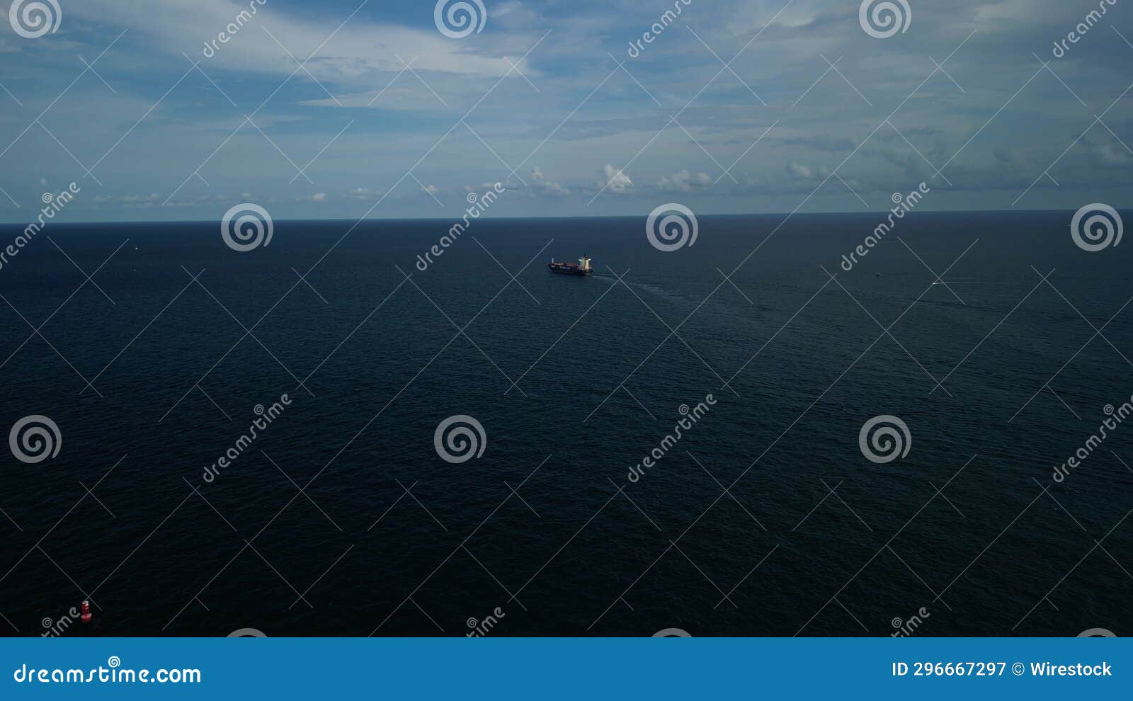 Cargo tanker at the ocean stock video. Video of ship - 296667297