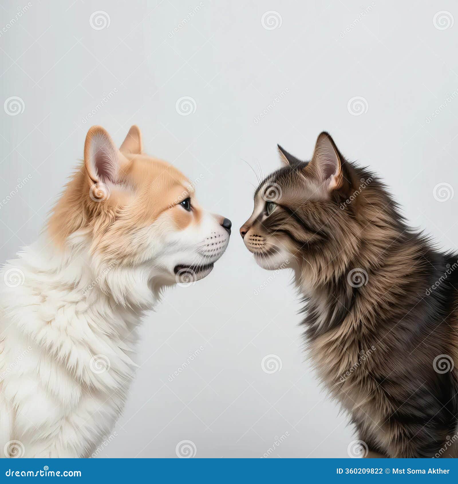 Chasing Tails Life with a Dog and a Cat (43 Stock Illustration ...